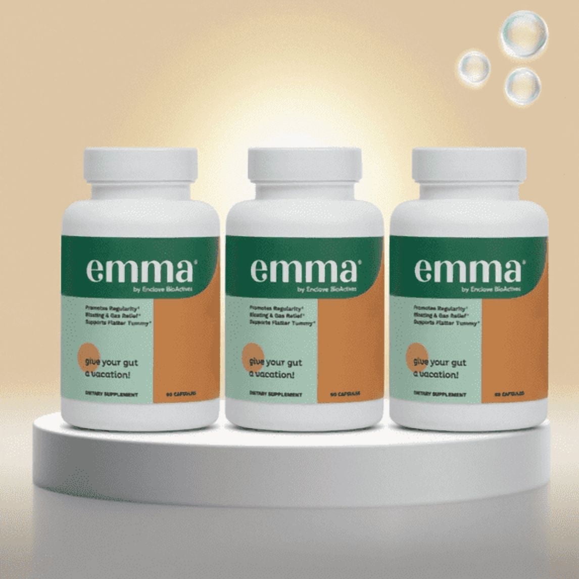 60 Caps 3PACK Emma Gut Health: Doctors Endorsed – Gut Health with ...
