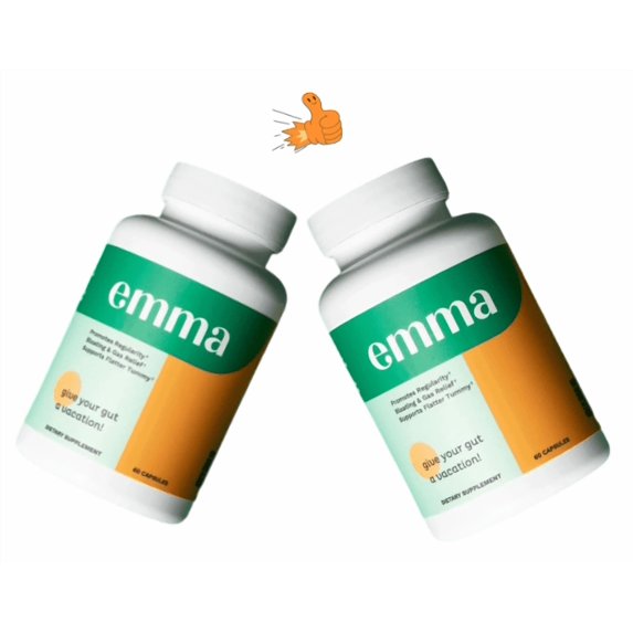 Emma Digestive Supplement 2 Pack – 60 Caps Each – American Favorite ...