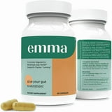 Emma Gut Capsules, 60 Count | Bowel Issue Relief: Gas, Bloating | Daily ...