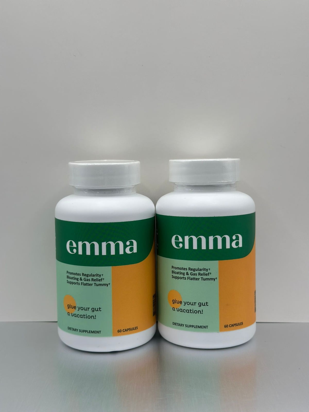 Emma Gut Health Supplement - 2 Pack - Gas & Bloating Relief ...