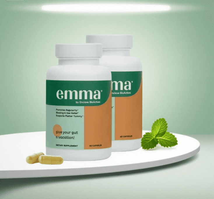 Emma Gut Health Supplement – 60 Capsules: Focused on Regular US Bowel ...