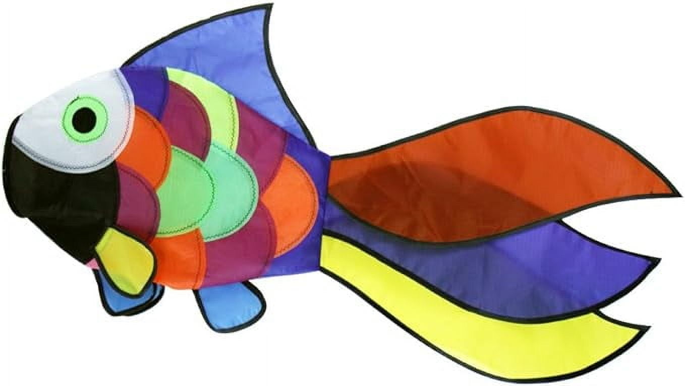 Emma Kites Cute Rainbow Fish Windsock Spinner Spiral 32-inch - Walmart.com