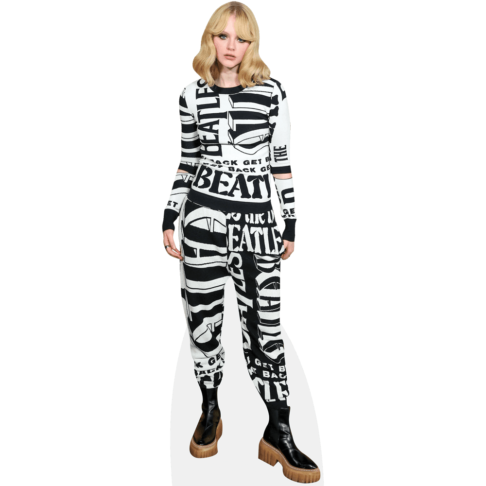 Emma Laird Bw Lifesize Cardboard Cutout Standee