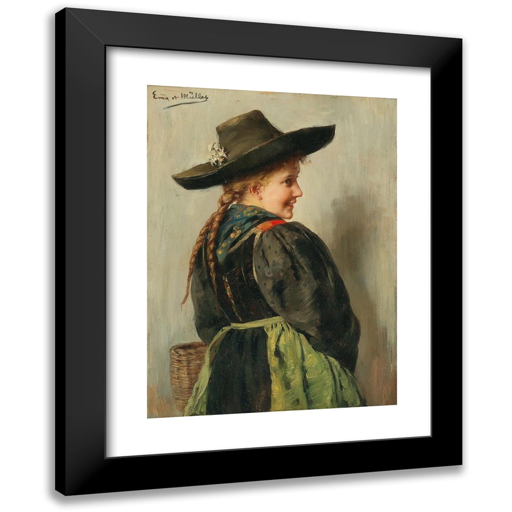 Emma Müller von Seehof 14x18 Black Modern Framed Museum Art Print ...