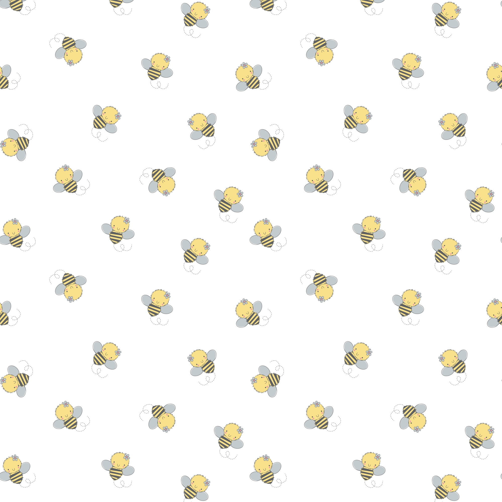 Emma & Mila Flannel Izzy Bee Fabric, per Yard - Walmart.com