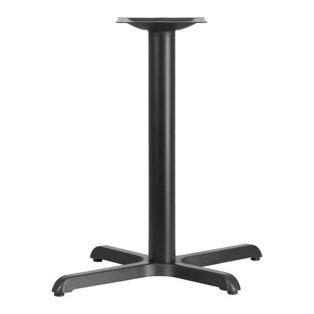 Emma + Oliver 23.75" x 30" Easy Assembly Rectangular Cast Iron Table X ...