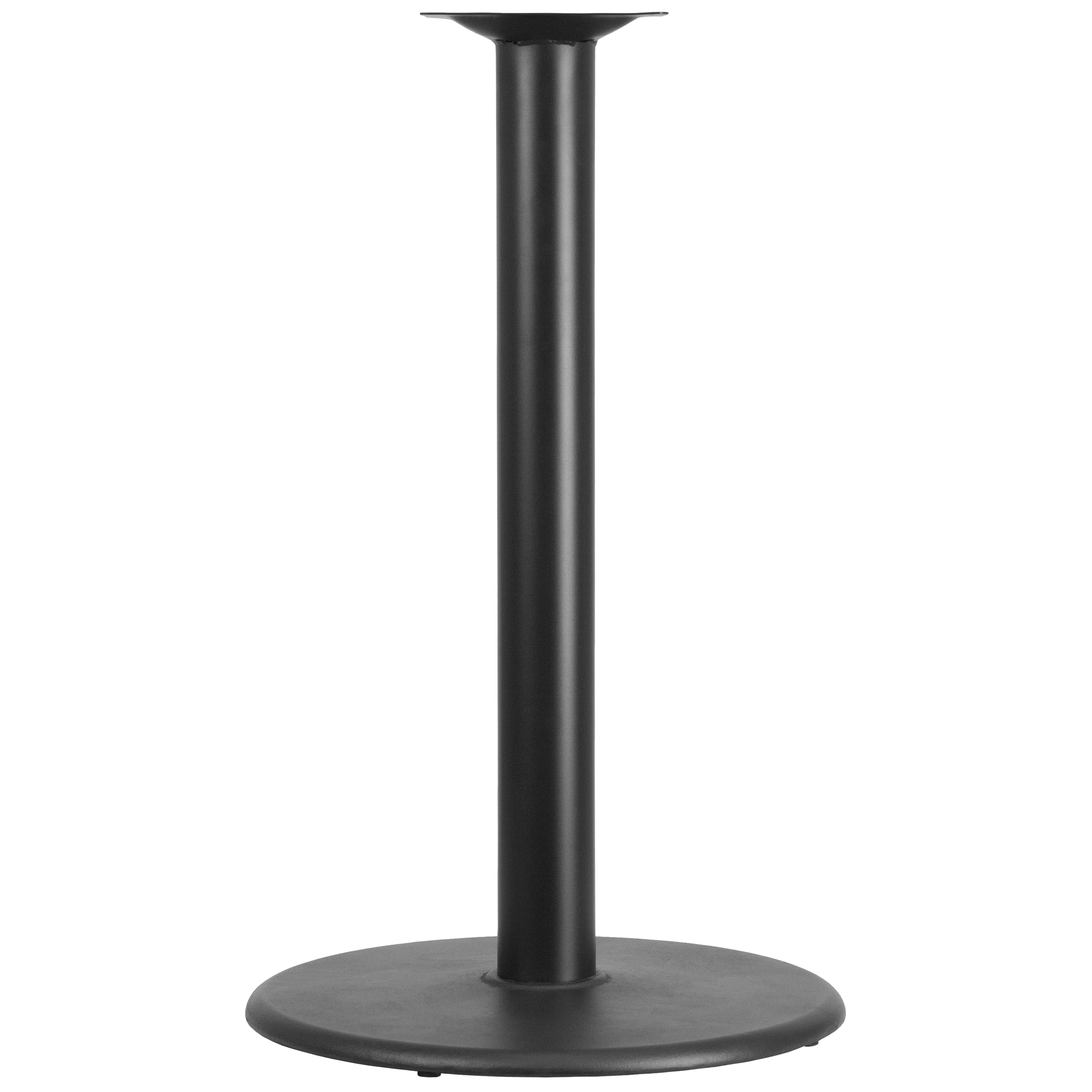 Emma + Oliver 24" Round Cast Iron Bar Table Base with 4" Dia. Column ...