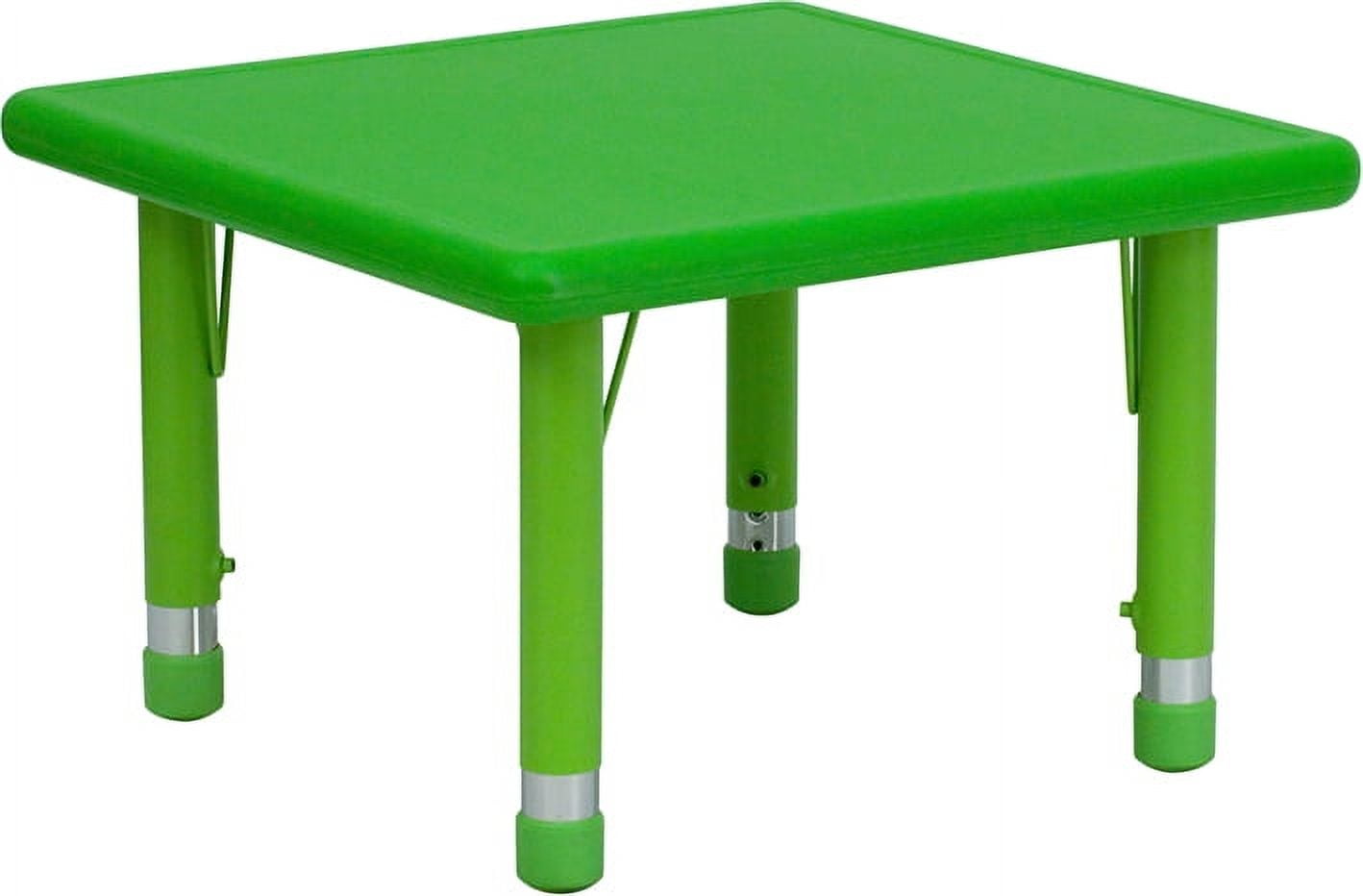 Free Shipping! Emma + Oliver 24" Square Green Plastic Height Adjustable ...