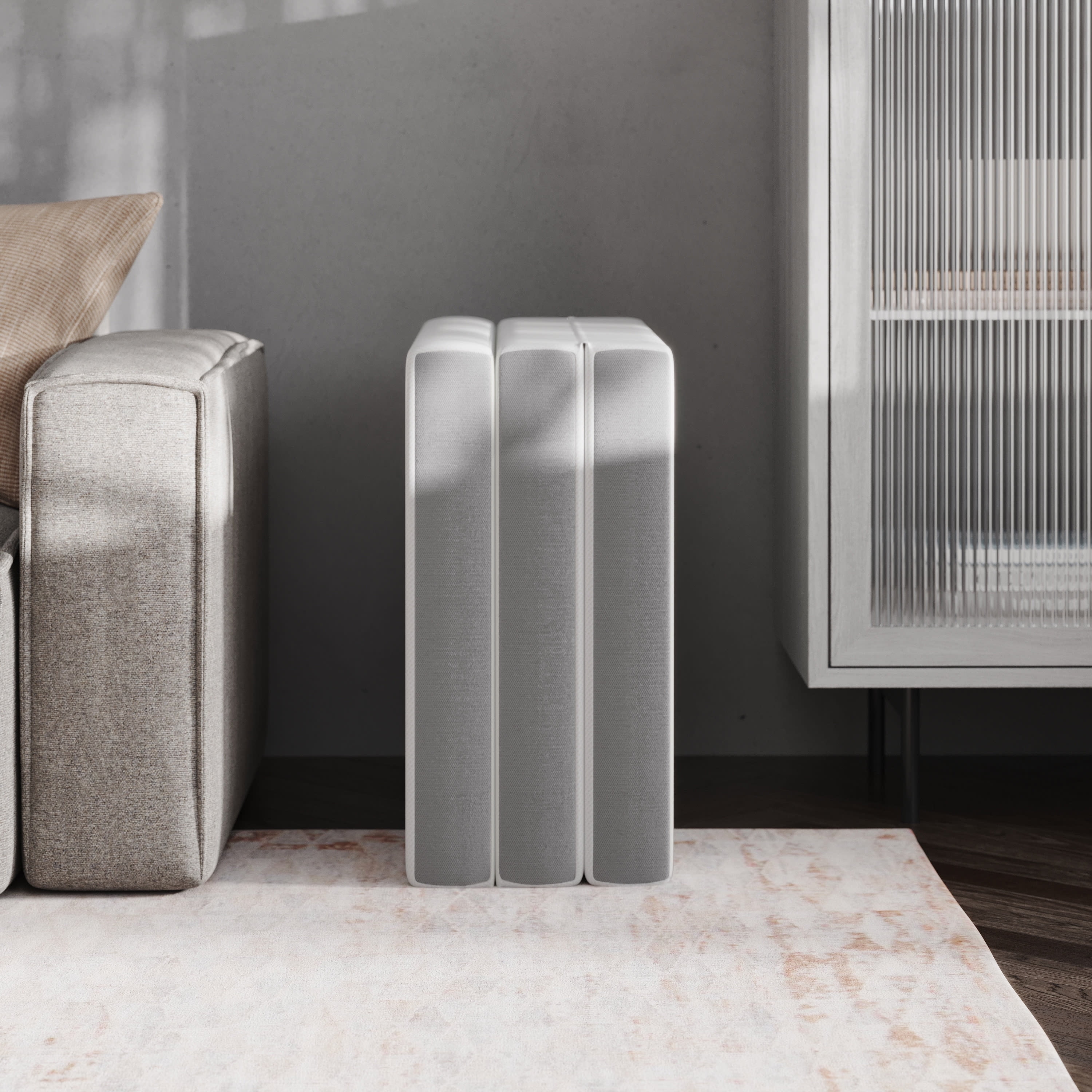 Emma + Oliver 4 Inch Cooling Tri-Fold Memory Foam Cot Mattress in a Box ...