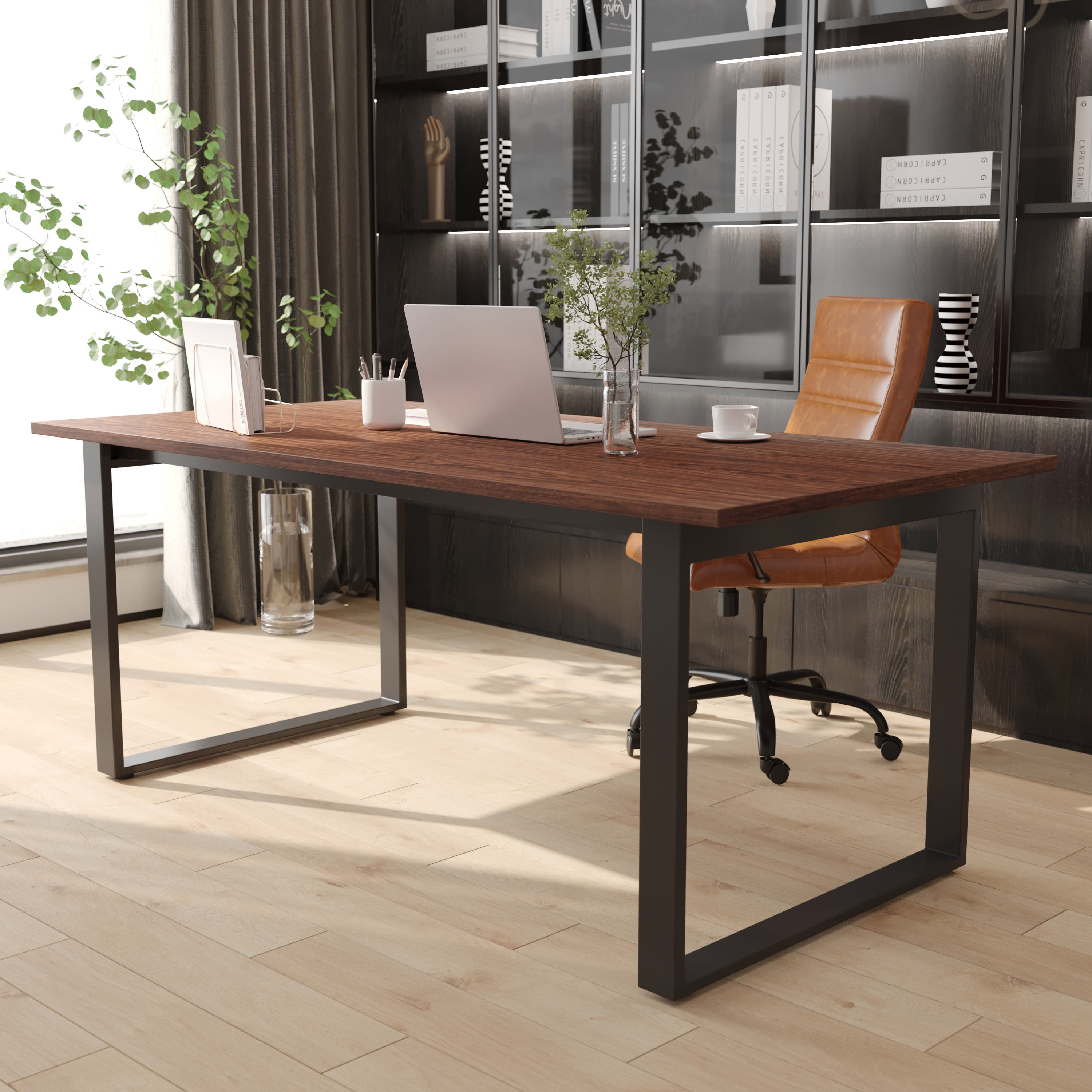 Emma + Oliver 72x36 Dining or Gaming Table with Double Sided Laminate ...