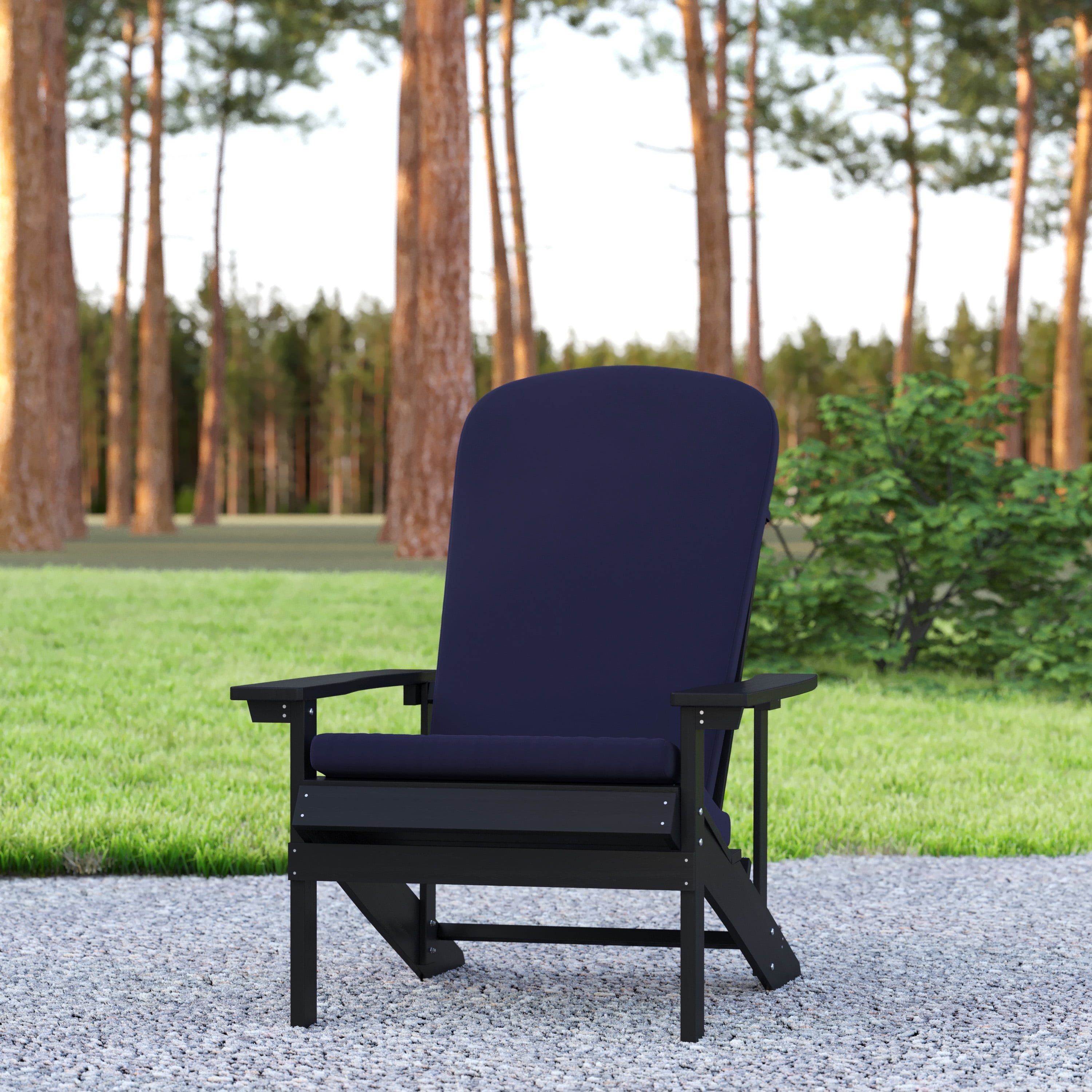 Emma + Oliver Set of Two All-Weather Indoor and Outdoor Cushions for ...