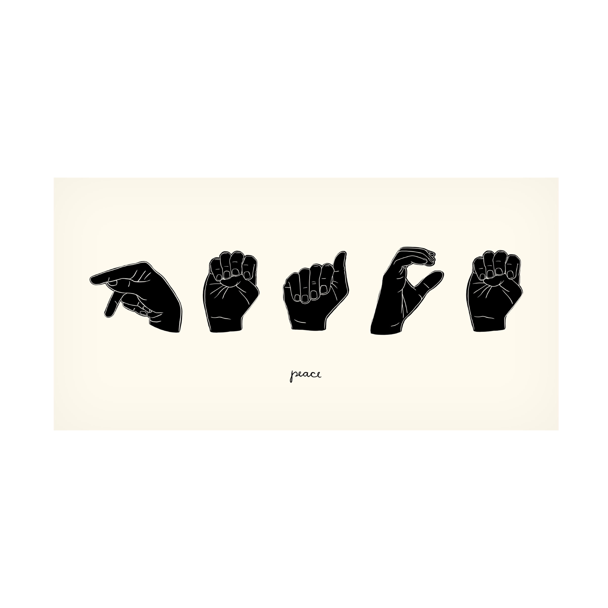 Emma Scarvey Sign Language V Canvas Art - Walmart.com