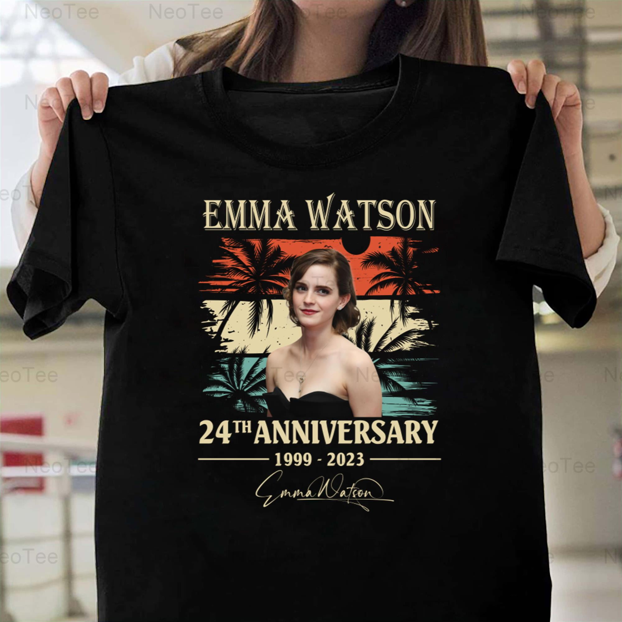 Emma Watson Anniversary Actress Activist Harry Potter Fan Hermione Gift T-Shirt Unisex, up to ...