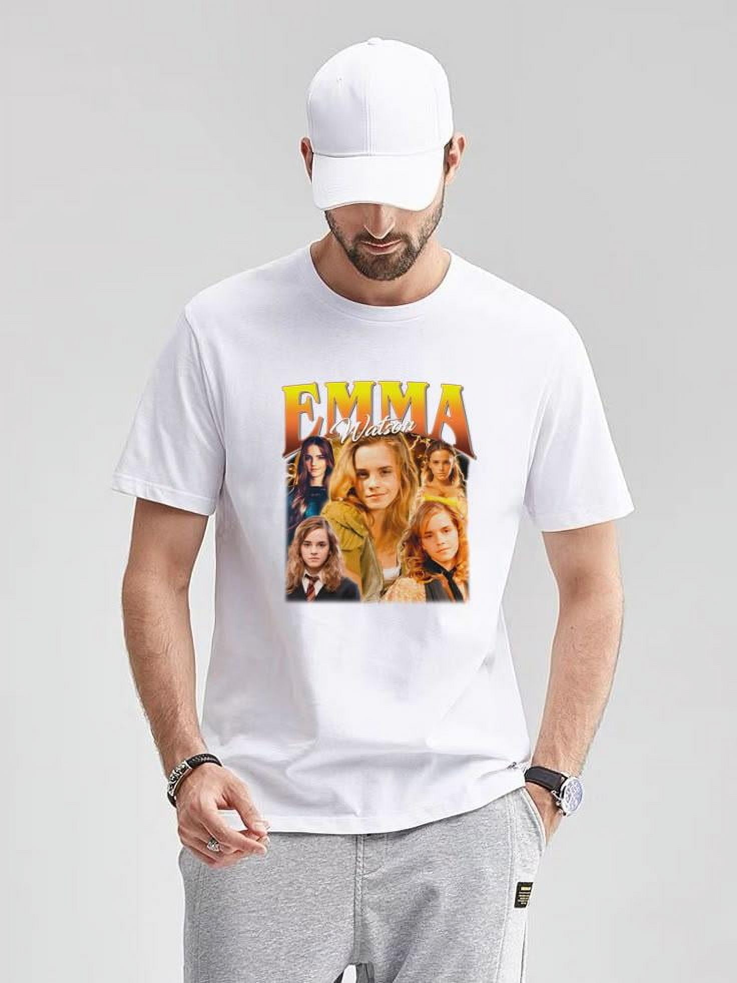 Emma Watson Bootleg Style Actress Fan Merch T-Shirt, for men & women, up to size 5XL - Walmart.com
