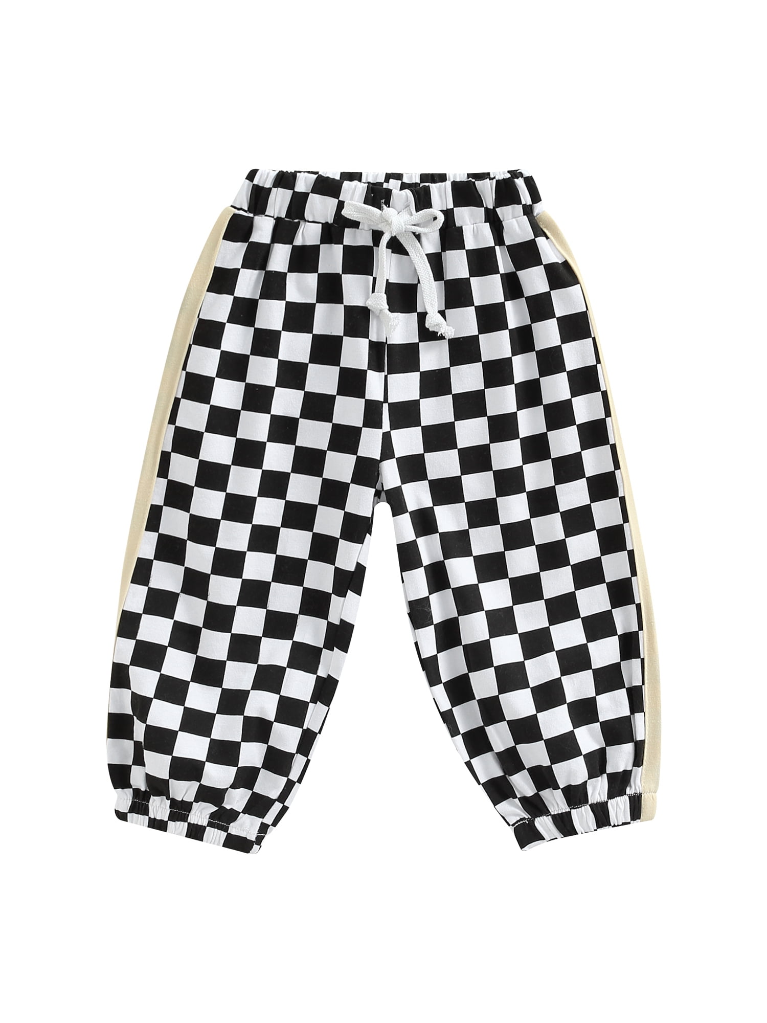 Emmababy Checkerboard Plaid Pattern Harem Long Pants for Girls' Casual ...