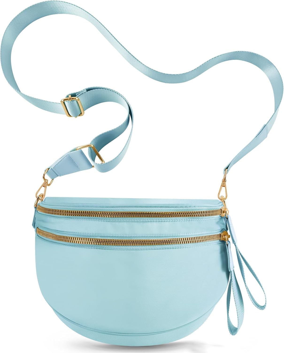 Emmafy Large Nylon Bum Bag – Plus Size Fanny Pack Sling Bag with ...