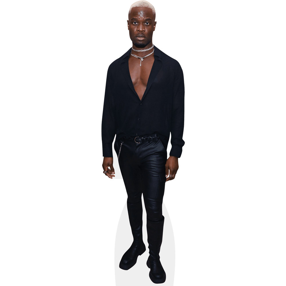 Emmanuel Imani (Black Shirt) Life Size Cutout. Standee. - Walmart.com