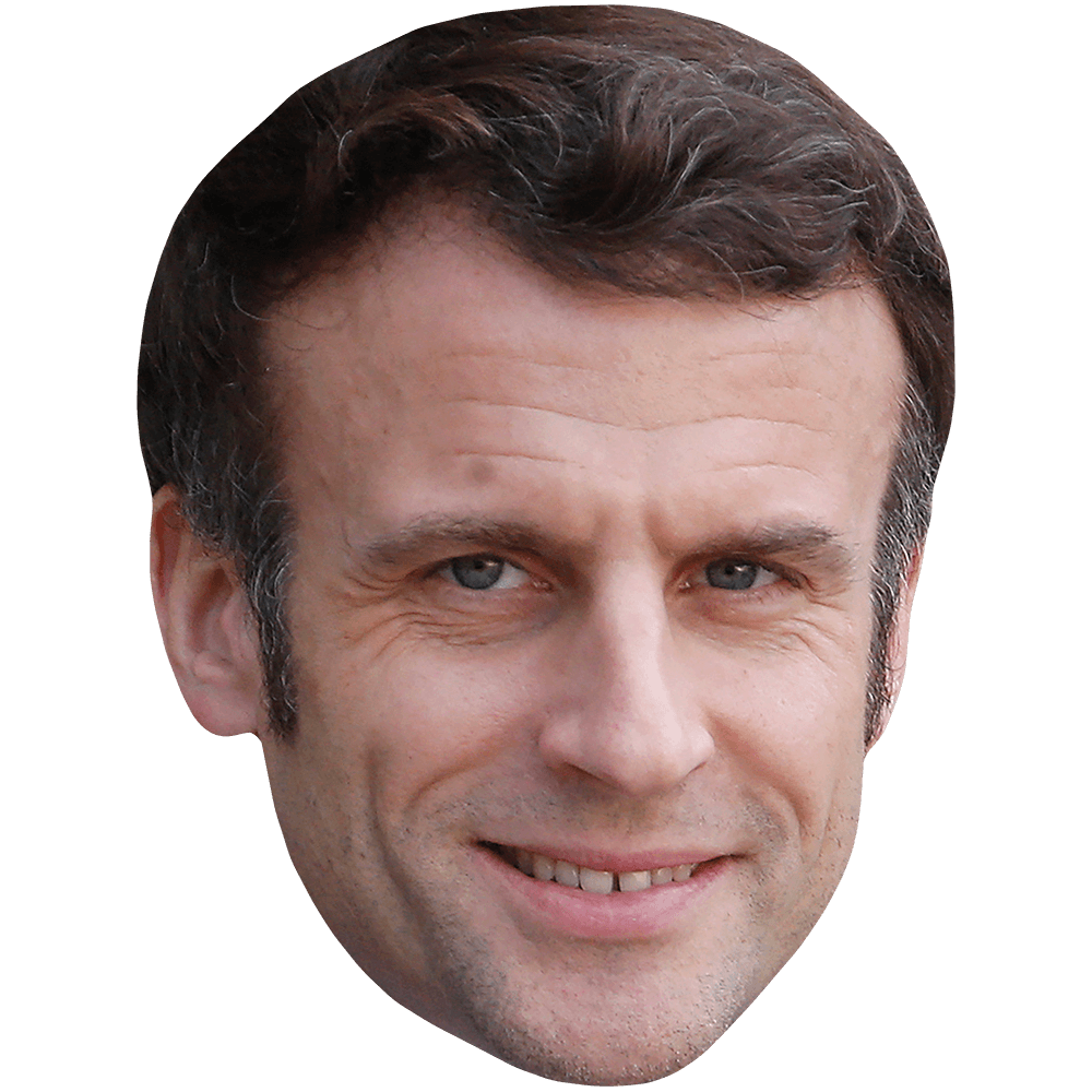 Emmanuel Macron (Smile) Big Head. - Walmart.com