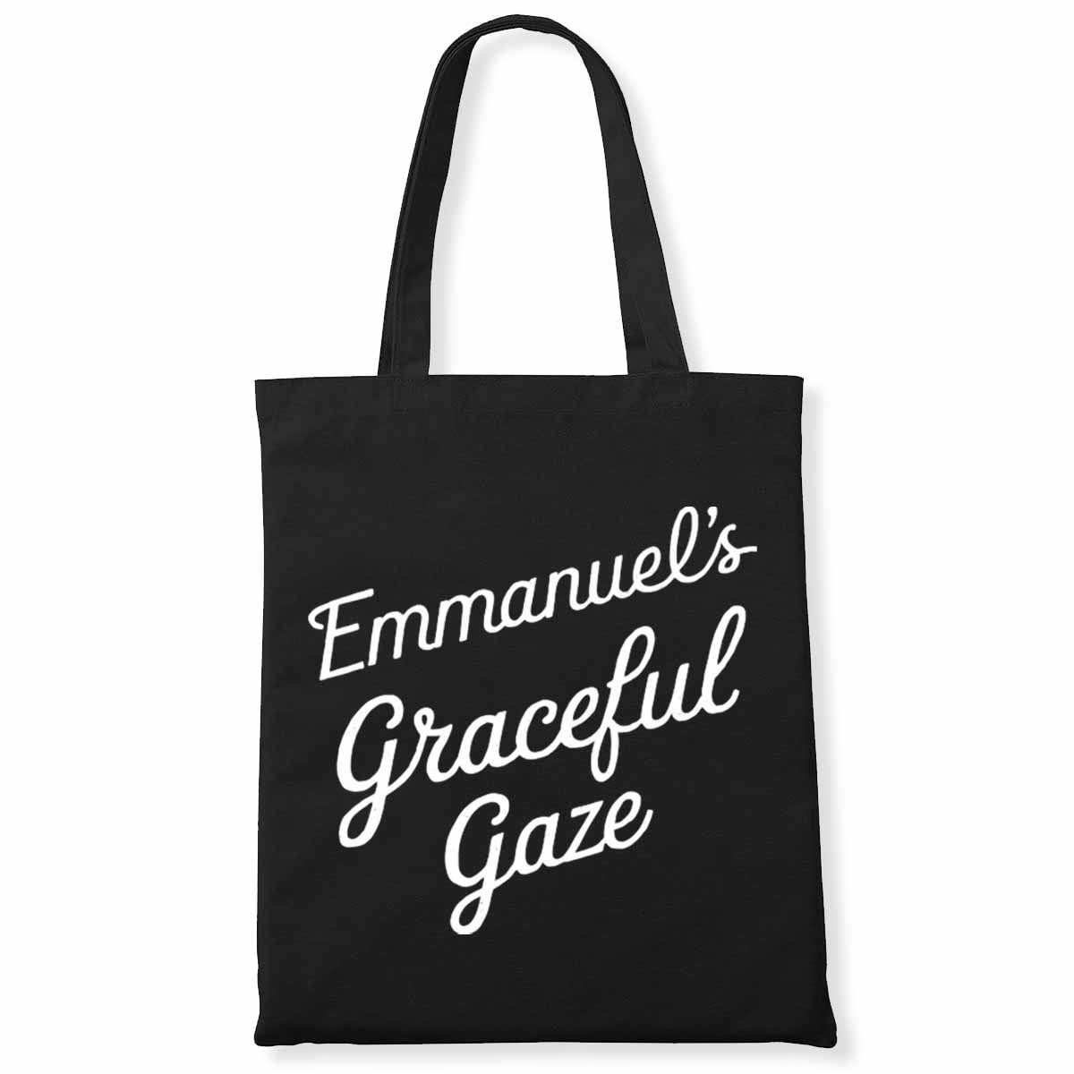 Emmanuel's Graceful Gaze Christian Canvas Tote | God Words The Joy Of ...