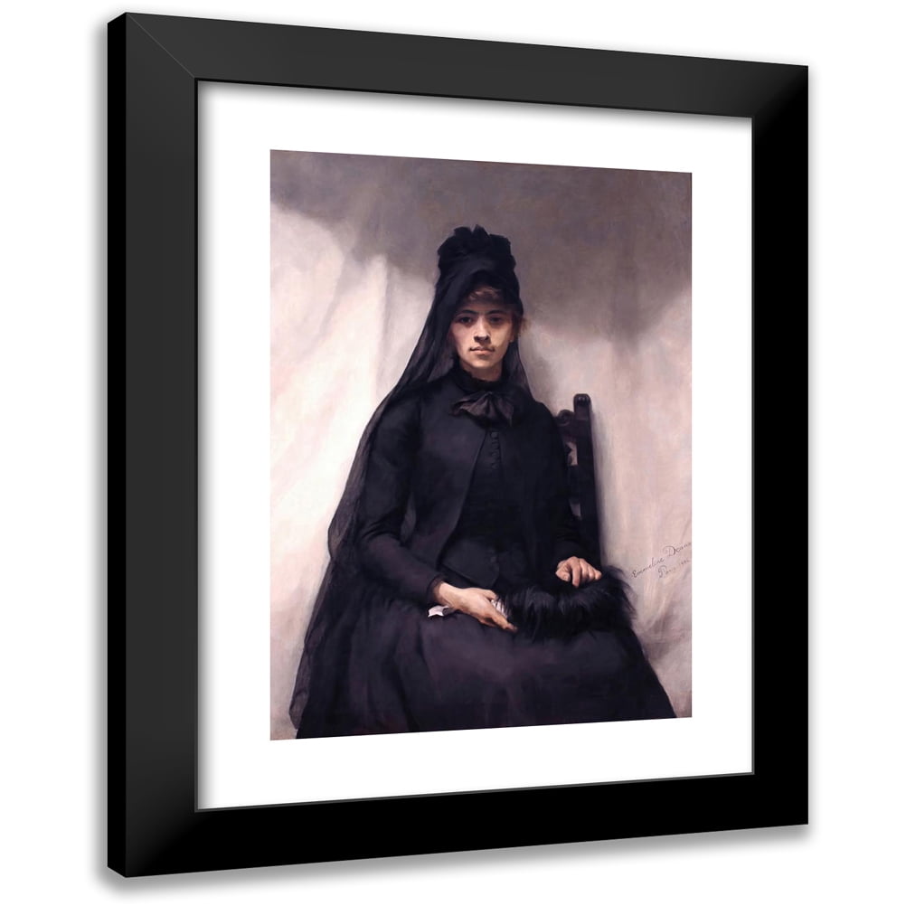 Emmeline Deane 14x18 Black Modern Framed Museum Art Print Titled ...