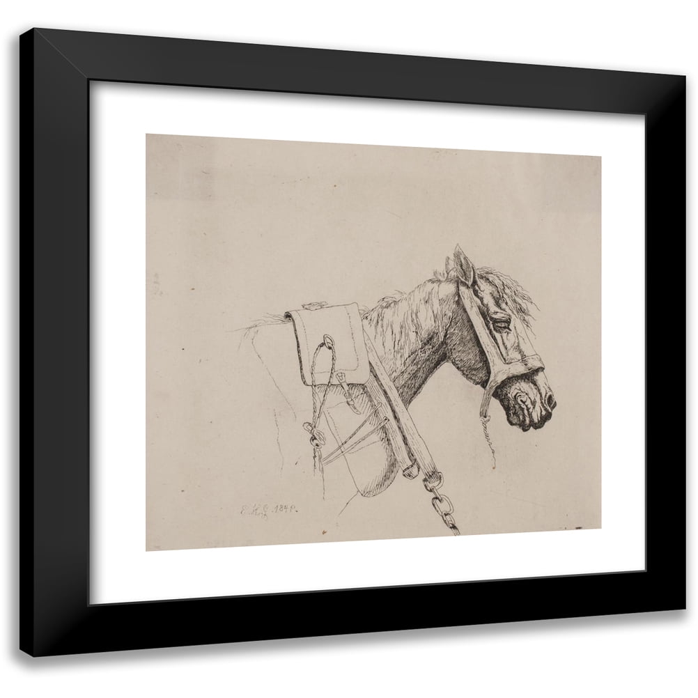 Emmerik Høegh-Guldberg 22x20 Black Modern Framed Museum Art Print ...