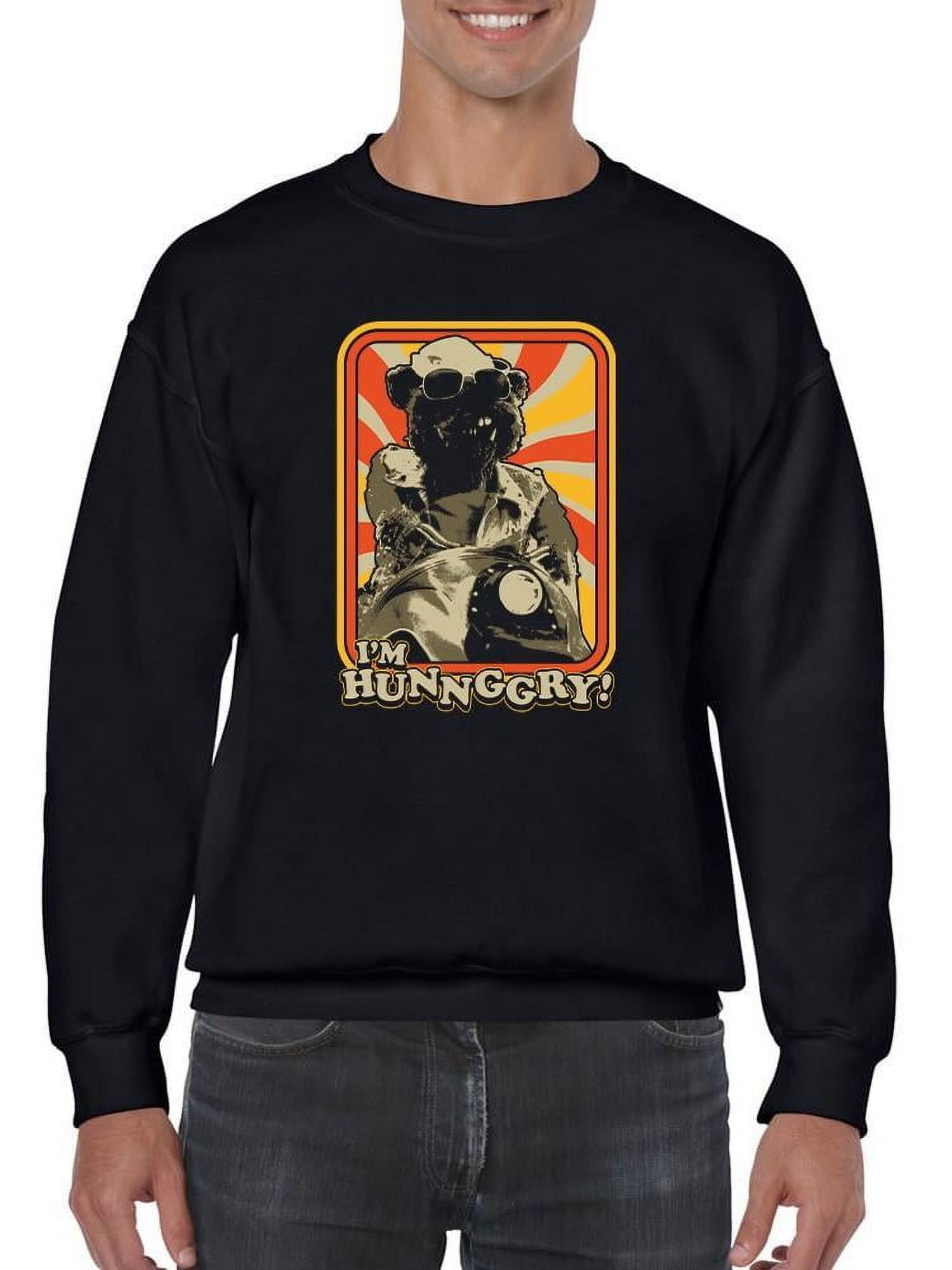 Emmet Otter Retro Hungry Animal Graphic Men's Sweatshirt - Walmart.com