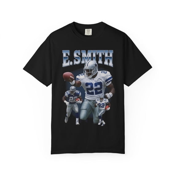 Emmitt Smith Bootleg Shirt, Retro Football Tee,Black Color,Size 3XL ...