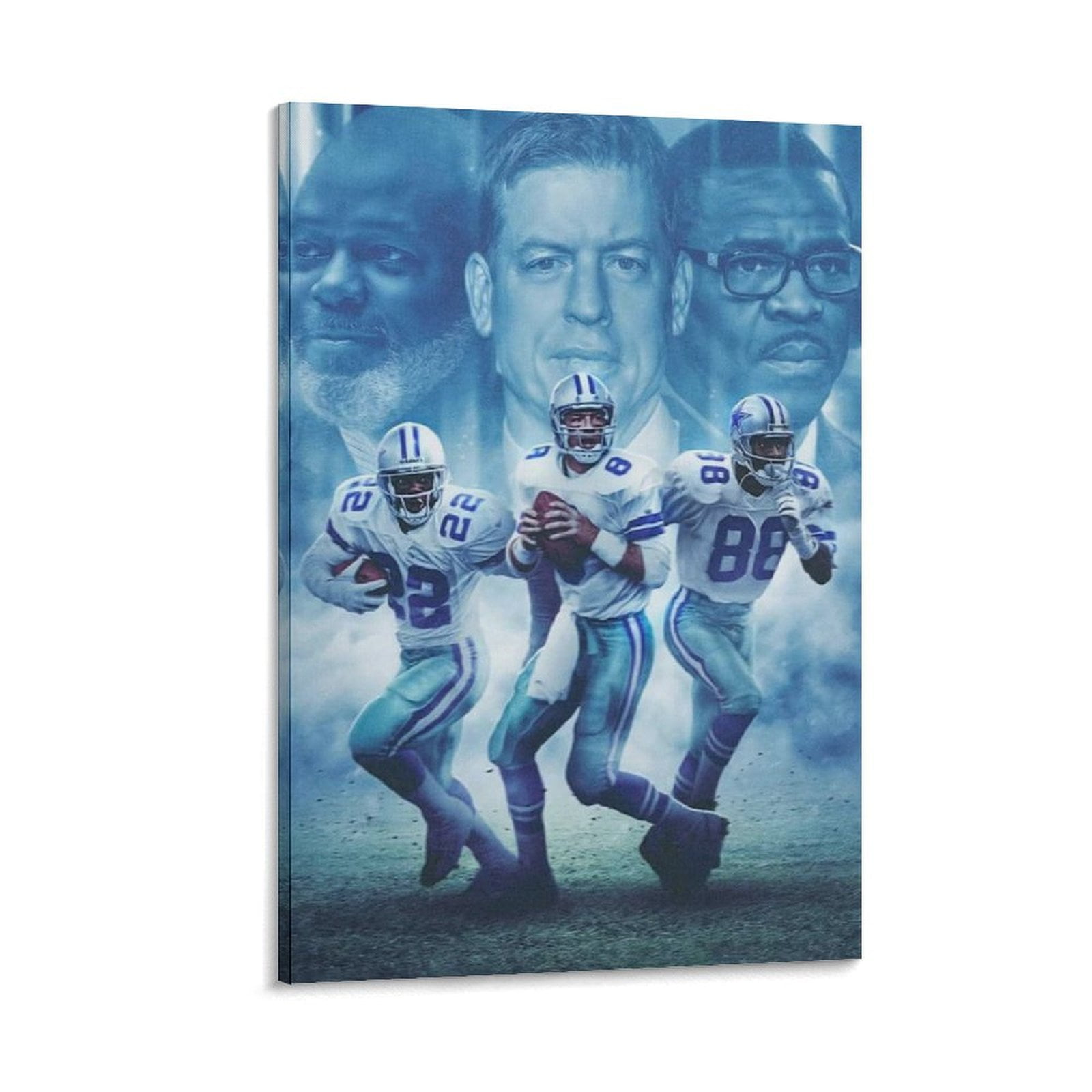 Emmitt Smith, Troy Aikman, Michael Irvin Poster Canvas Art Poster and ...