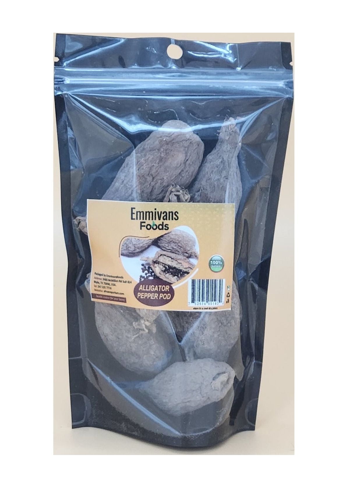 Alligator Pepper Pods Grains Of Paradise - 10 Pods, Dried Seasoning for ...