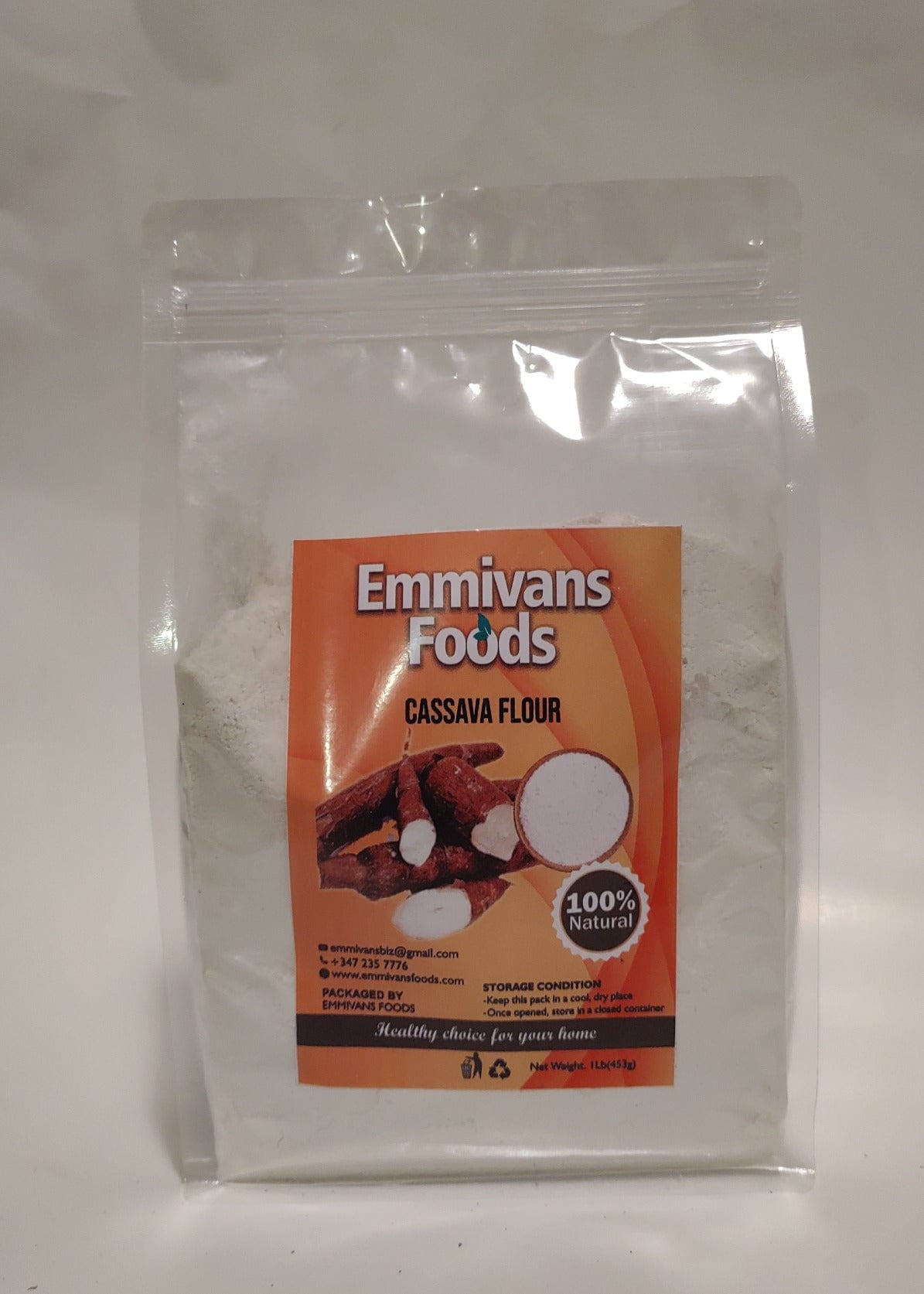 Emmivansfoods Cassava Flour For Fufu Instant Cassava Flour Pupuru 3lb ...