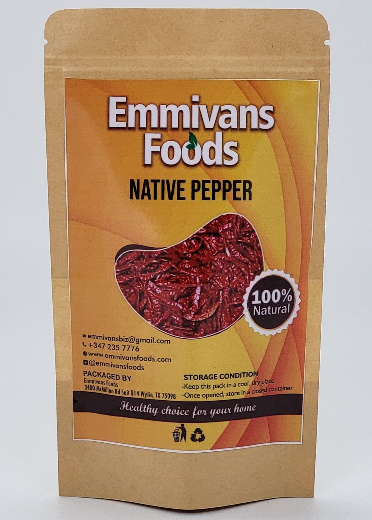Emmivansfoods Ground Nigerian Native Hot Red Chili Pepper Powder ...