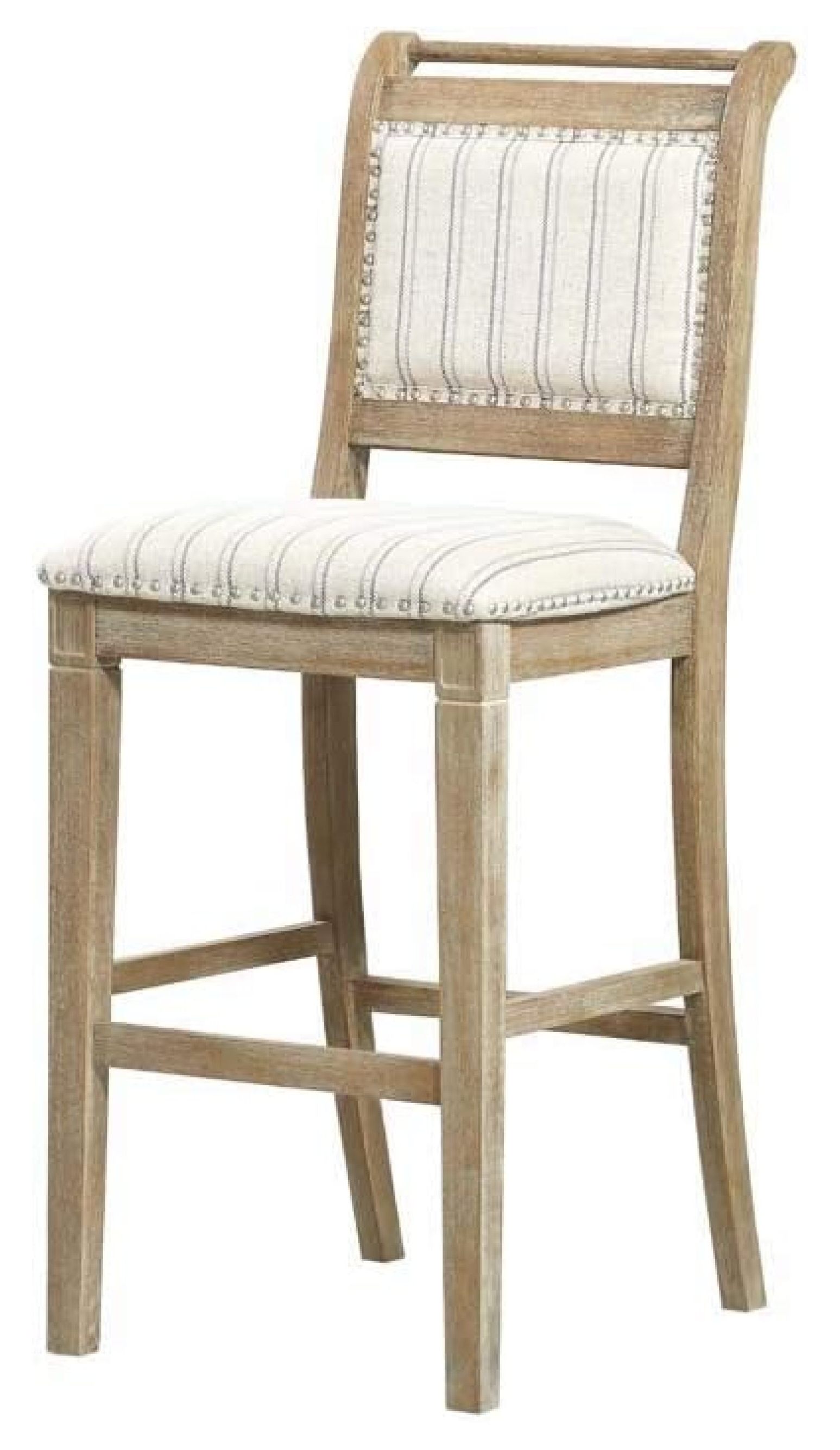 Emmy Grey Bar Stool - Color:Stripe Stripe - Walmart.com