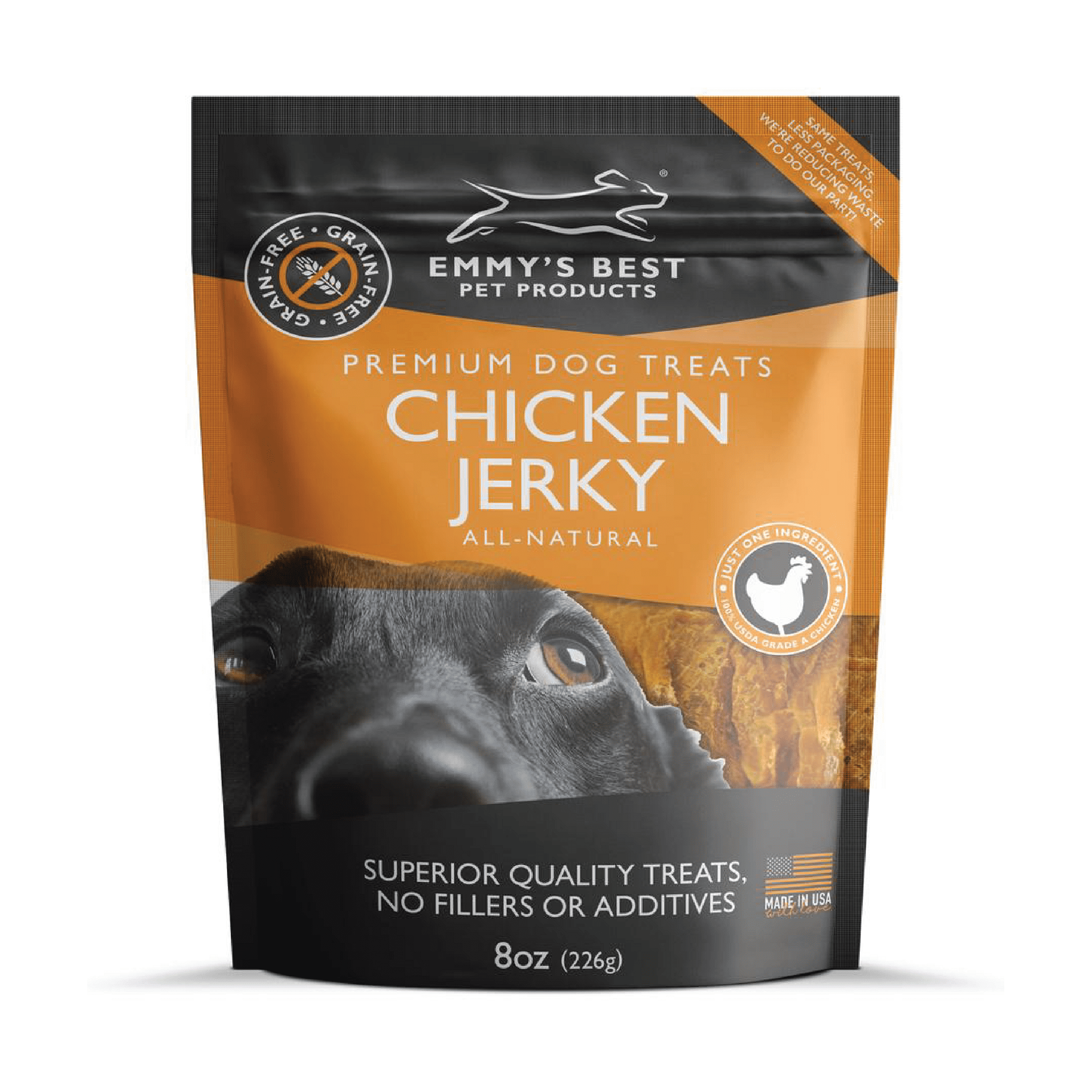 Emmy's Best Natural Chicken Flavor Jerky Treat for Dog, Healthy Snack ...