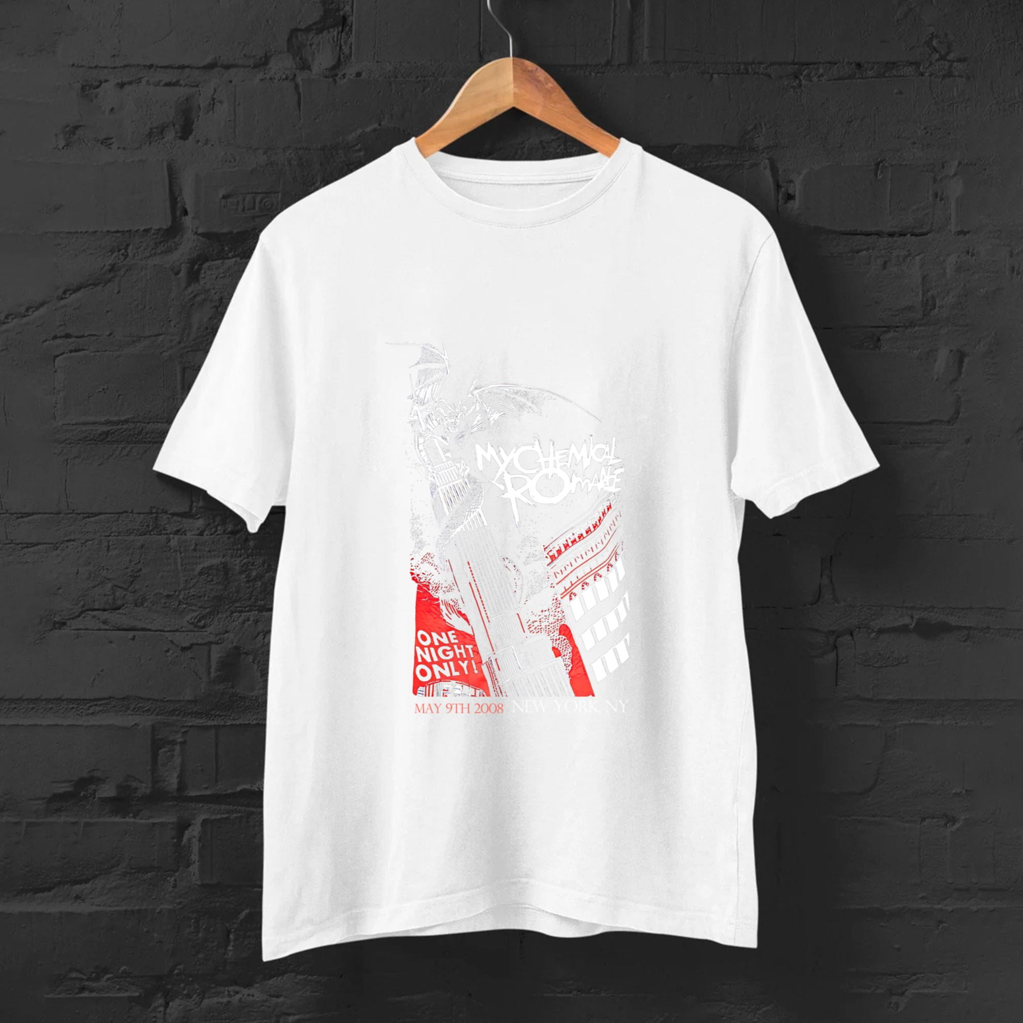 Emo Album 2008 Concert New York Shirt, Alternative Rock, Post-Hardcore ...