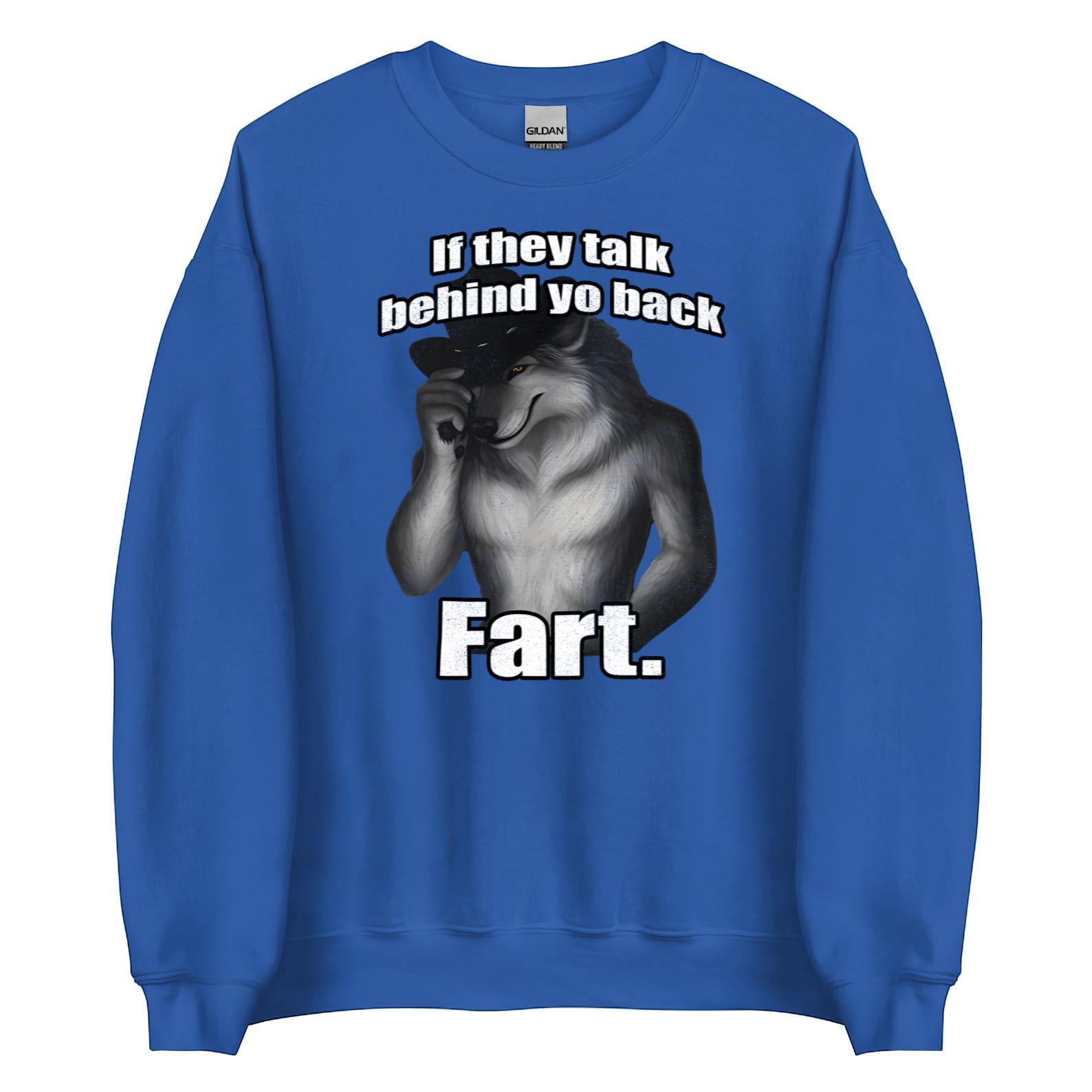 Emo Animal Meme Quote Shirt, Silly Emotion Wolf Graphic Shirt-TH9605 ...