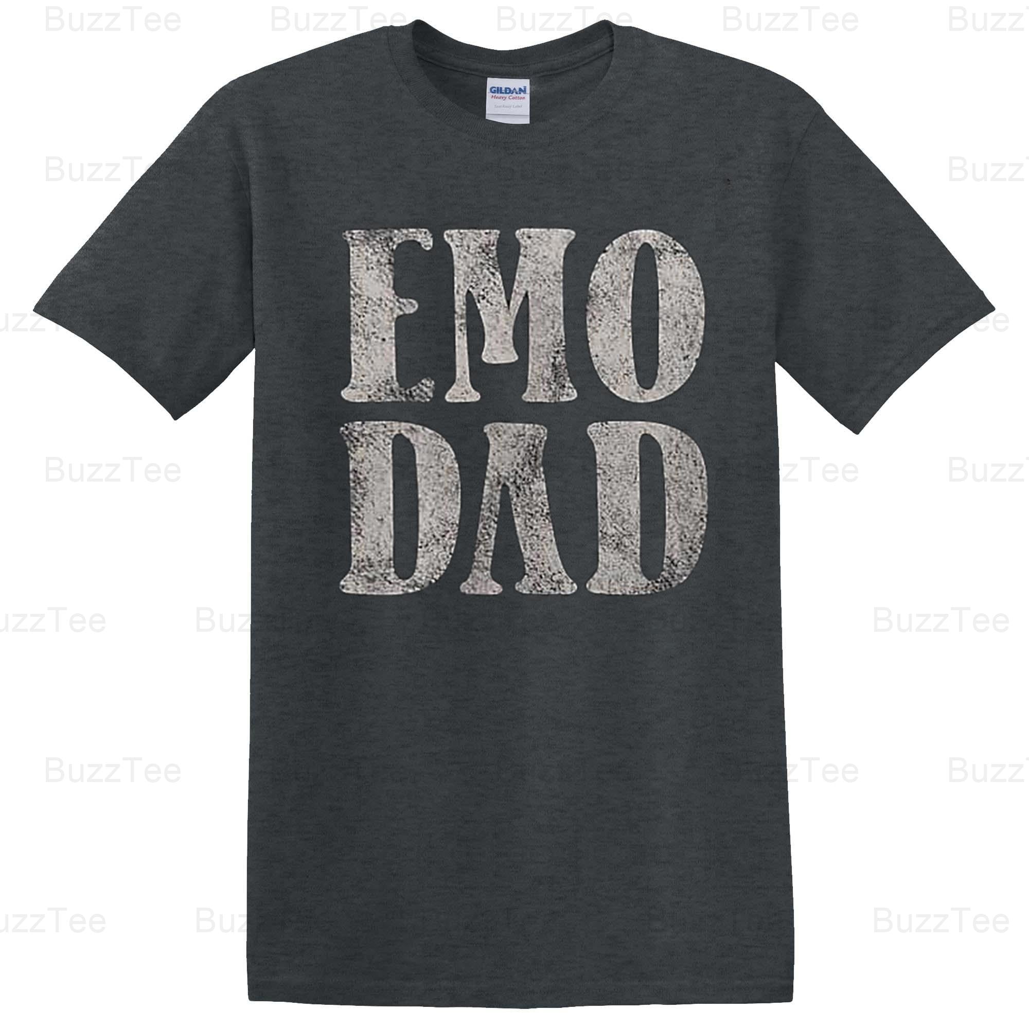Emo Dad Elder 90s 2000s Goth Punk Father Music Scene Subculture T-Shirt ...