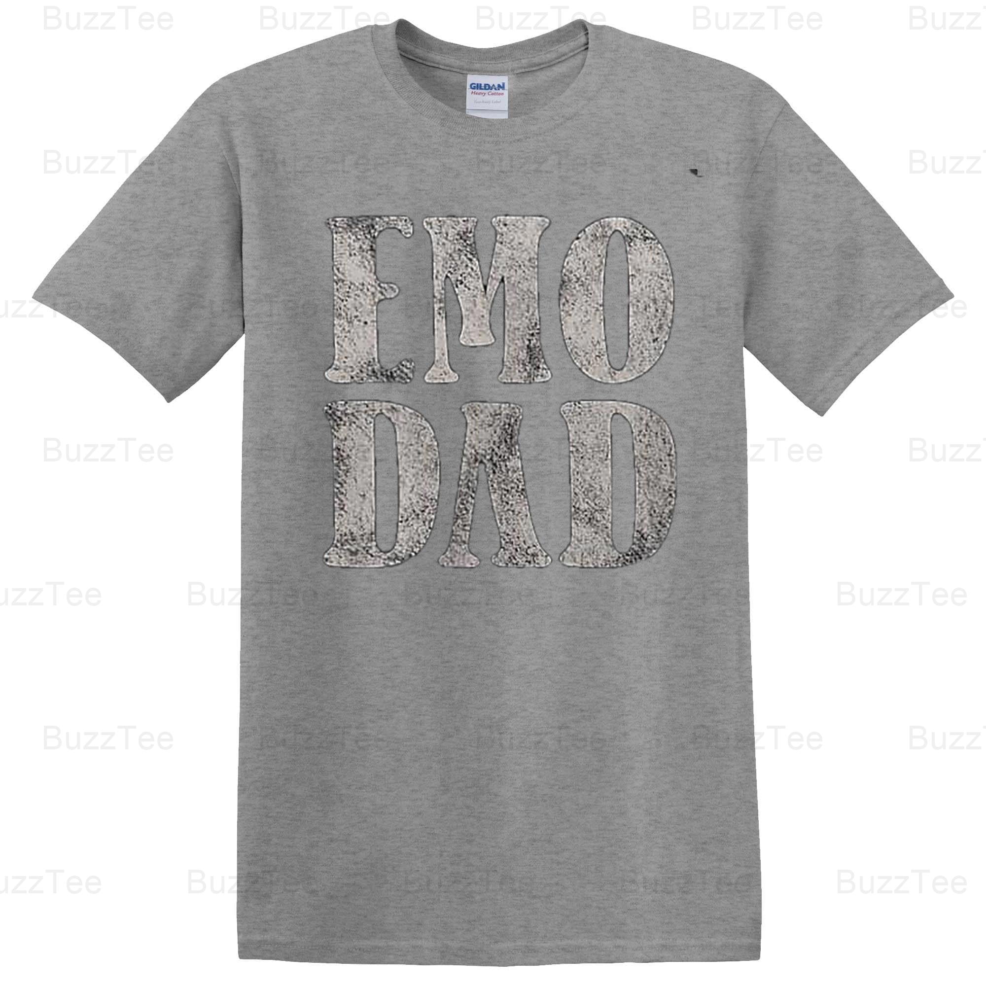 Emo Dad Elder 90s 2000s Goth Punk Father Music Scene Subculture T-Shirt Unisex, up to 5XL ...