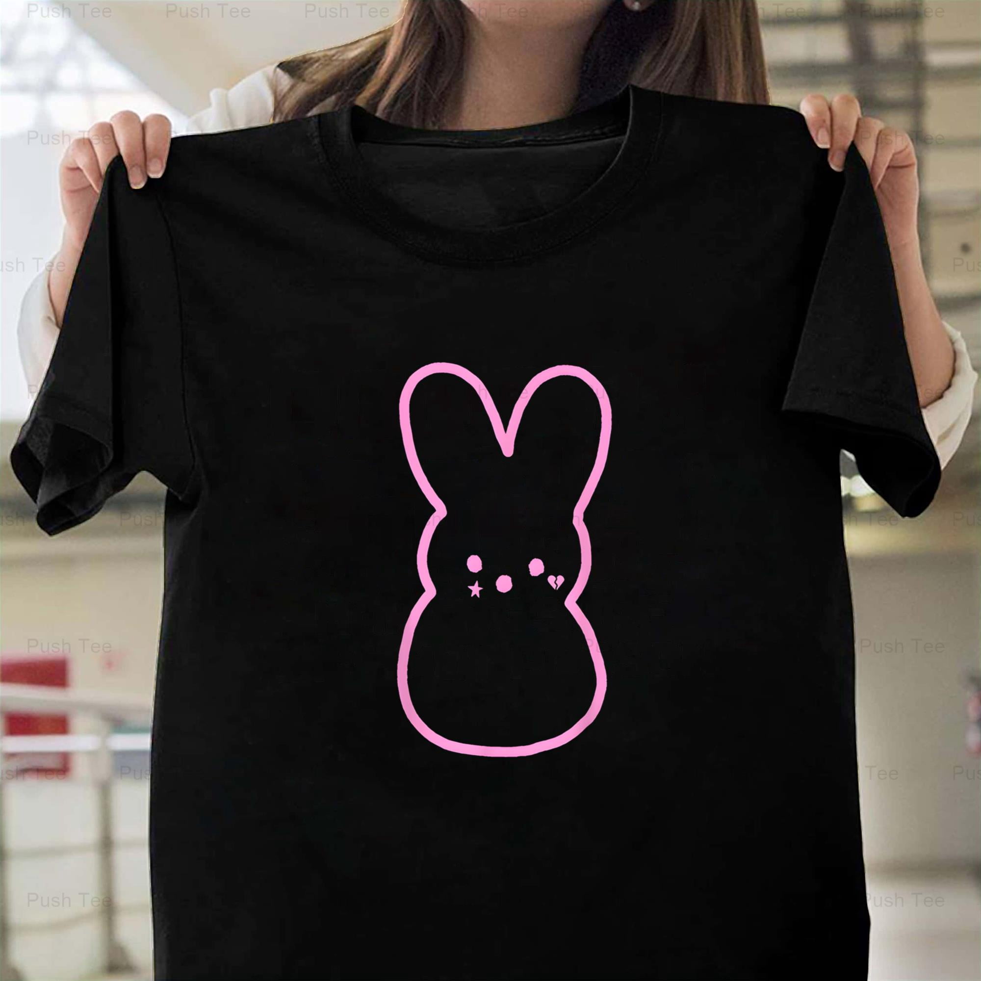 Emo Peep Bunny Tattoo For Goth Rap & Hip Hop Fan Art V60078 New Unisex ...