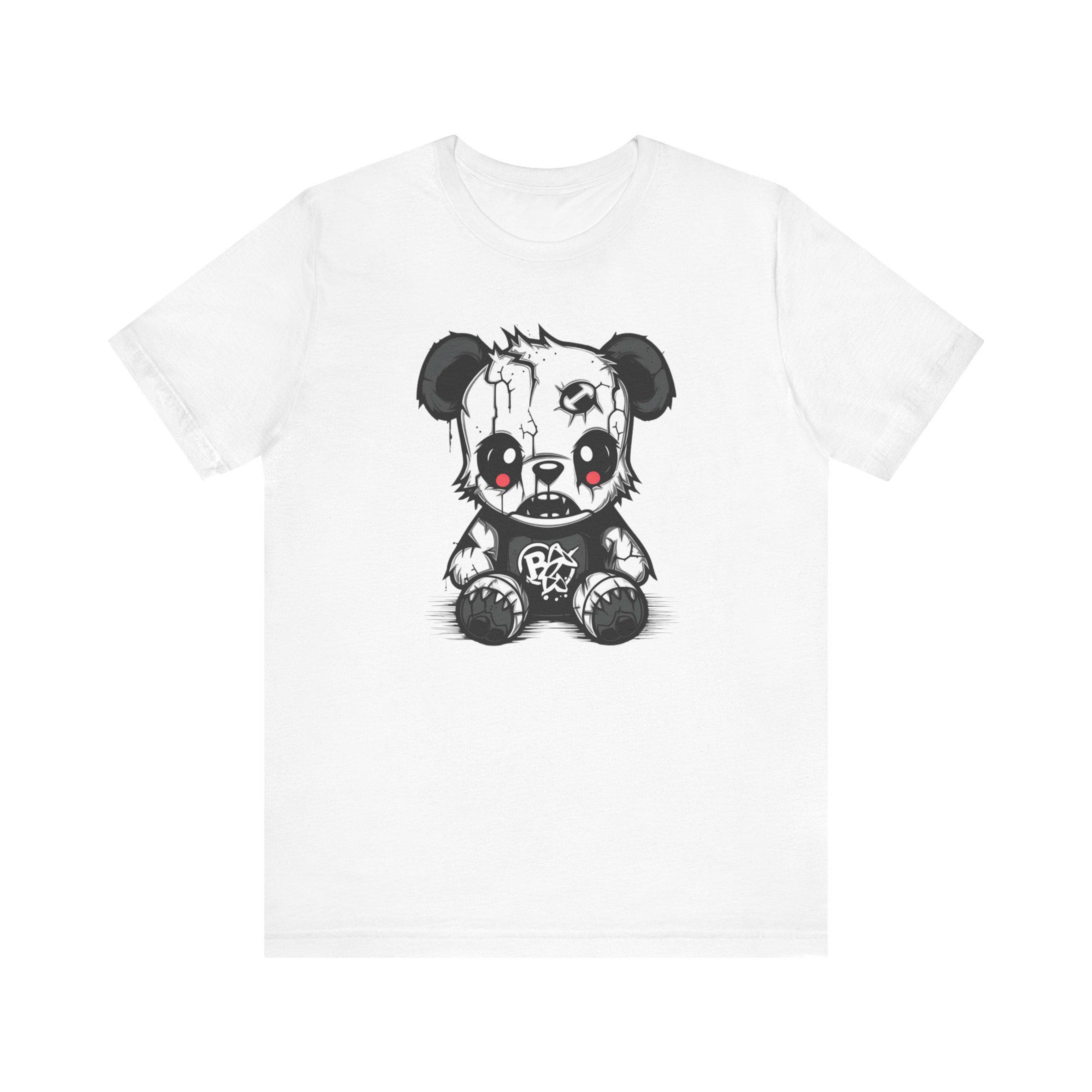 Emo Punk Black White Death Bear Shirt | Grunge Streetwear Tee | Gothic ...