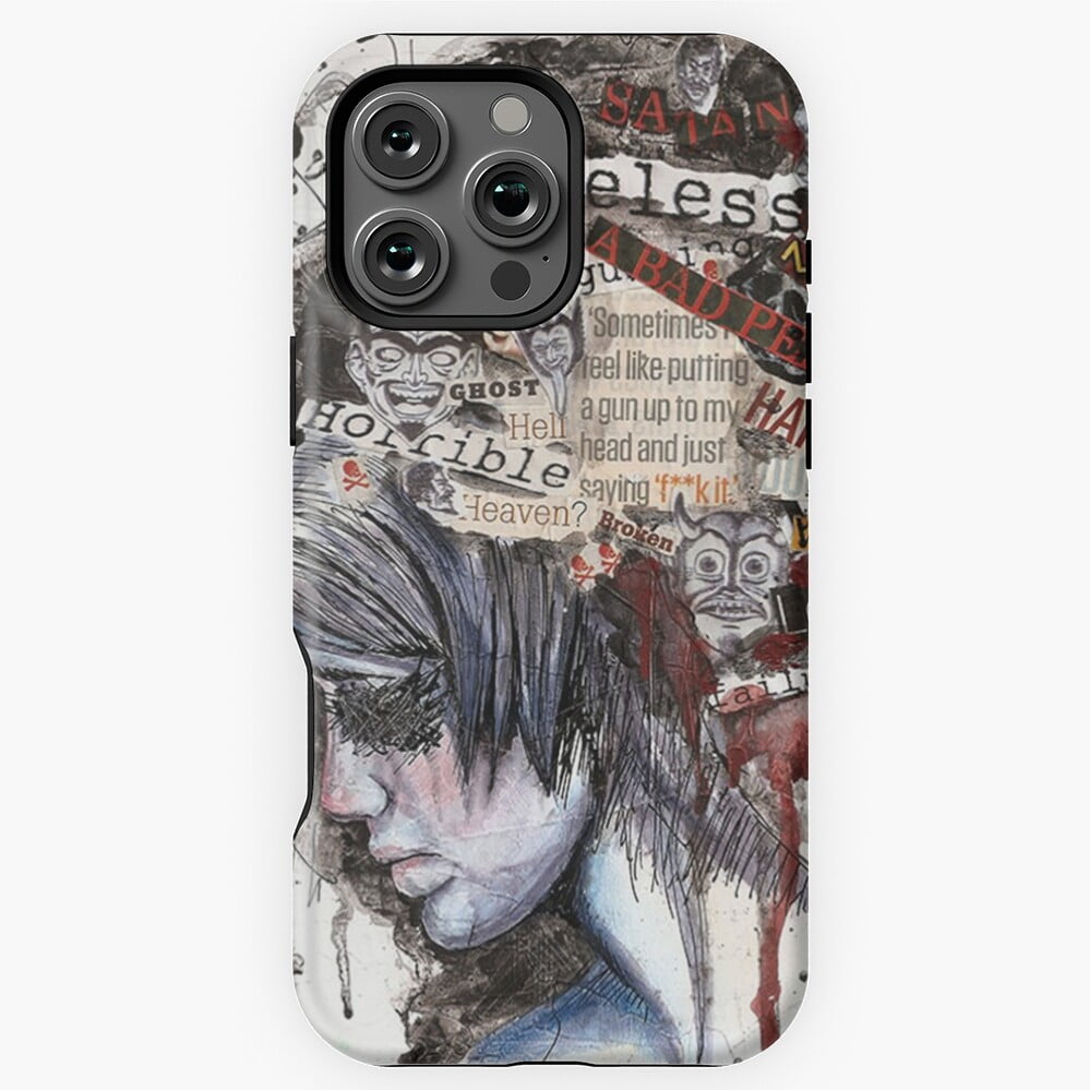 Emo Rock Demons Gothic MCR Style Phone Case for iPhone 16 15 14 13 12 ...