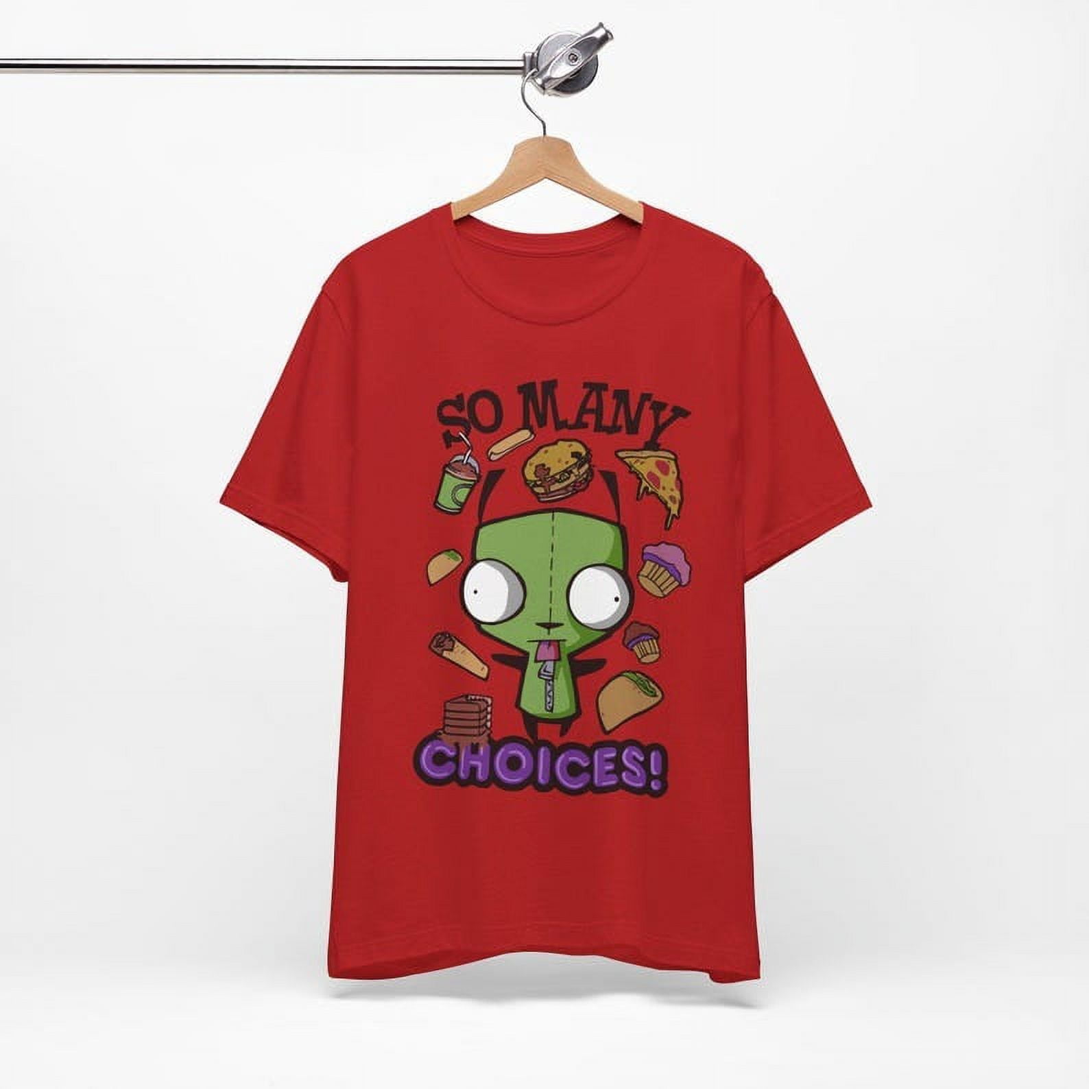 Emo Scene fashion shirt - Unisex Invader Zim So Many Choices! Tee ...