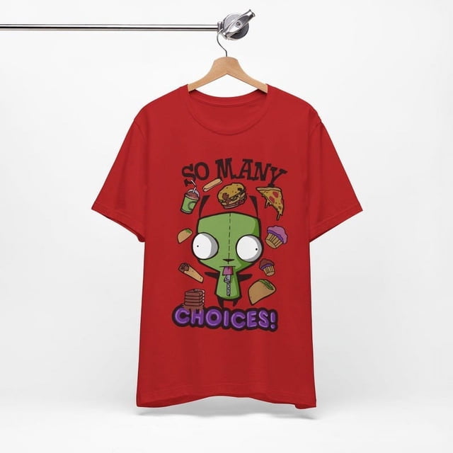 Emo Scene fashion shirt - Unisex Invader Zim So Many Choices! Tee ...