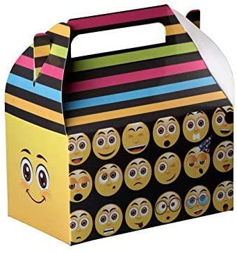 Emoji Paper Treat Boxes 20 Pack 6.25" X 3.75" X 3.5" - Walmart.com