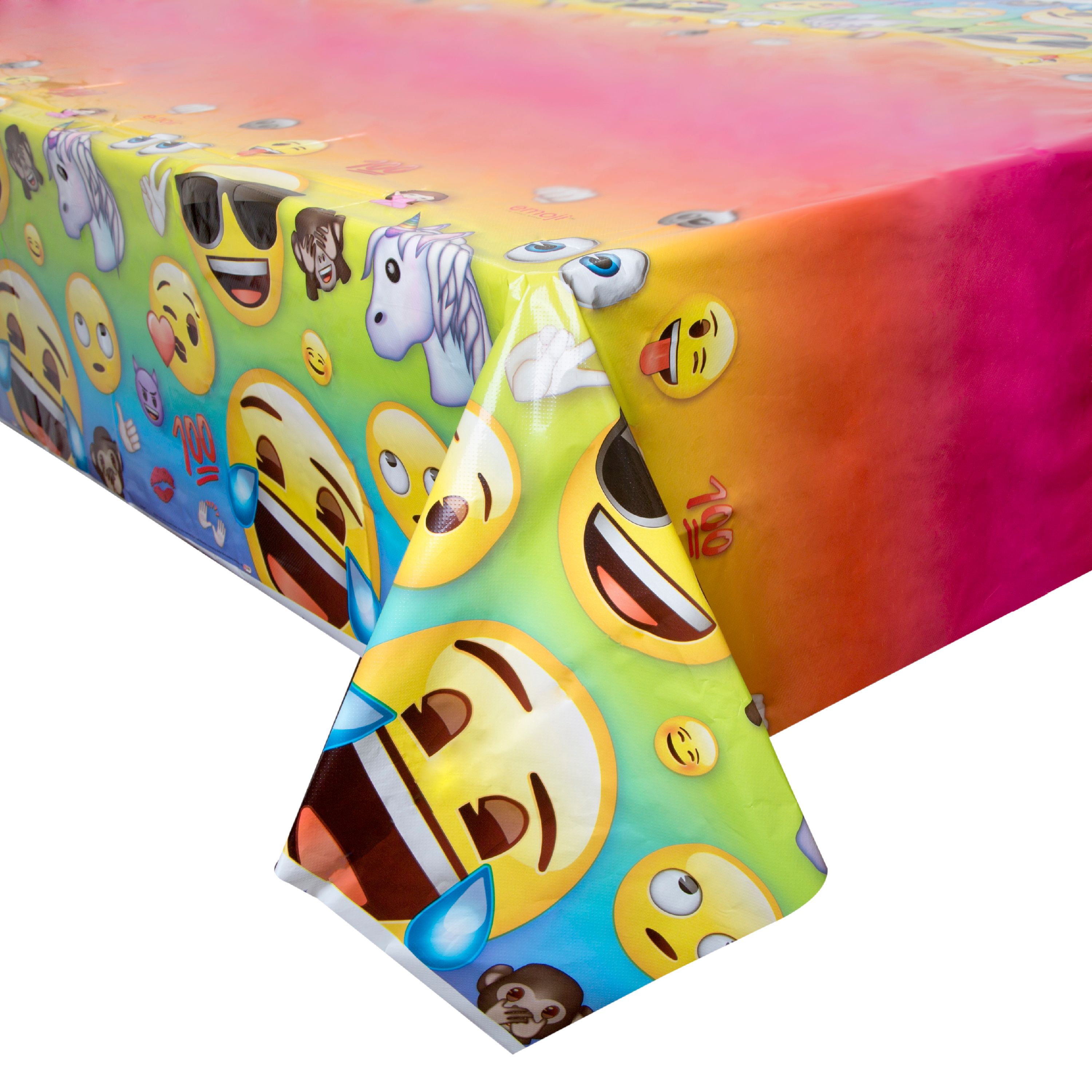 Emoji Plastic Tablecloth, 84 x 54 in, 1ct - Walmart.com