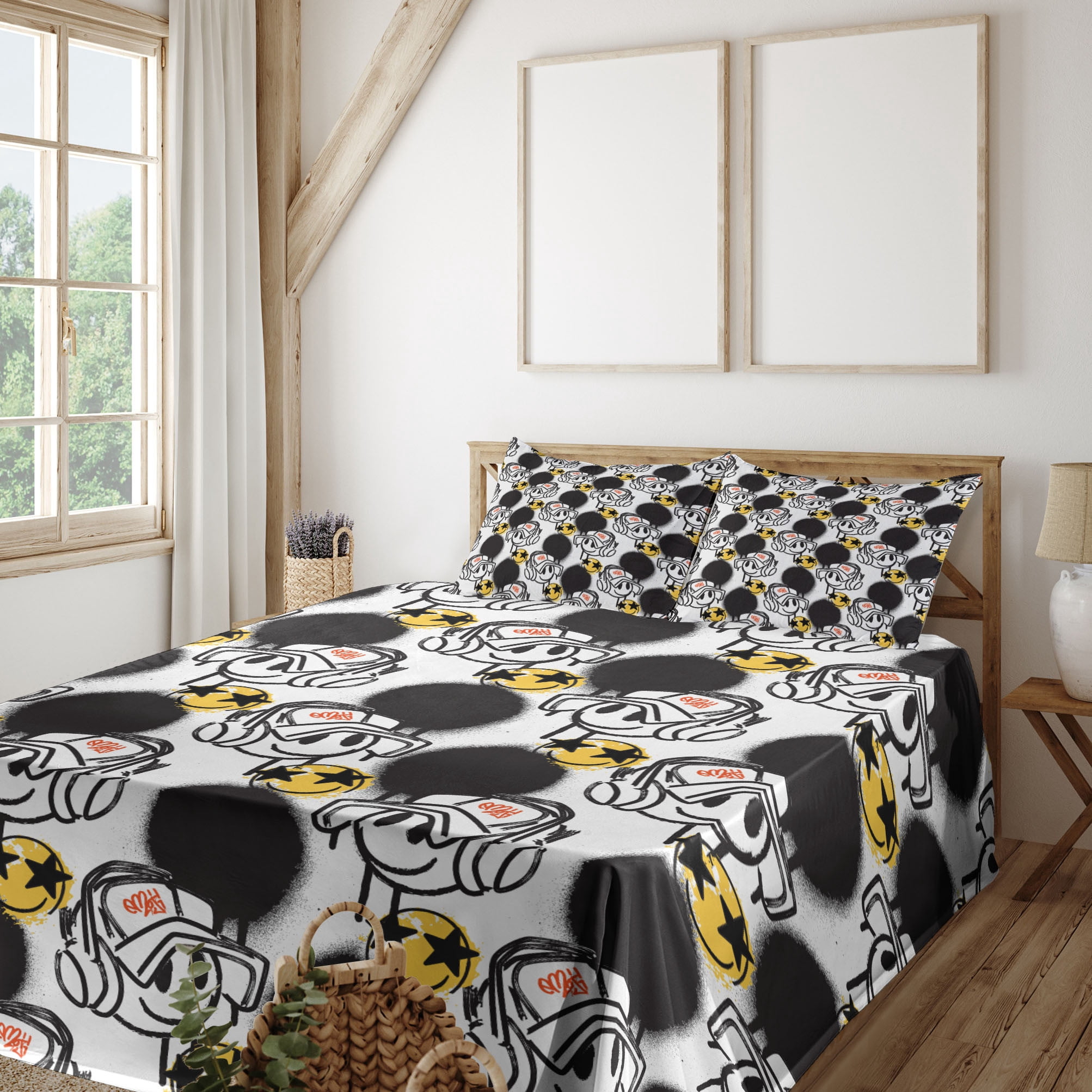 Emoji Sheet Set, Graffiti Street Art Style Pattern Cool Character with ...