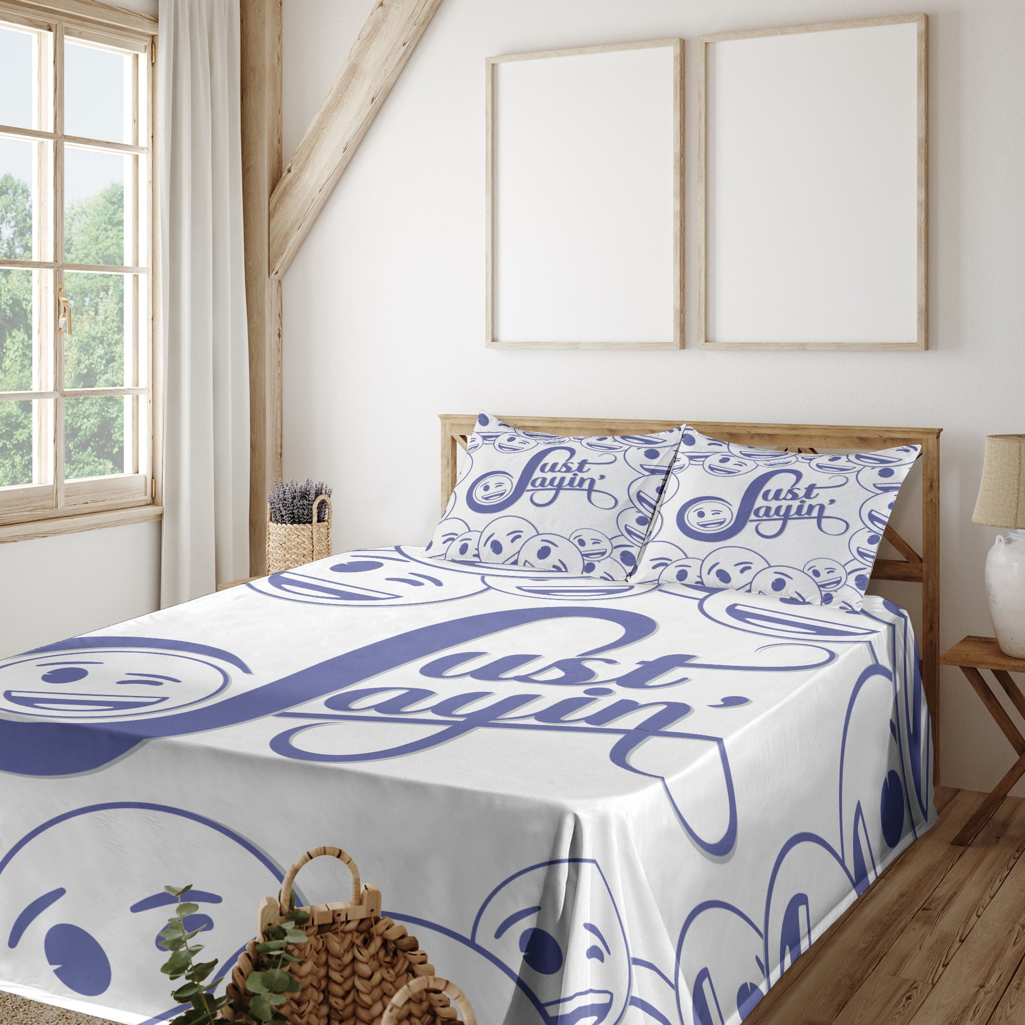 Emoji Sheet Set, Modern Winking Characters Pattern and Just Sayin ...