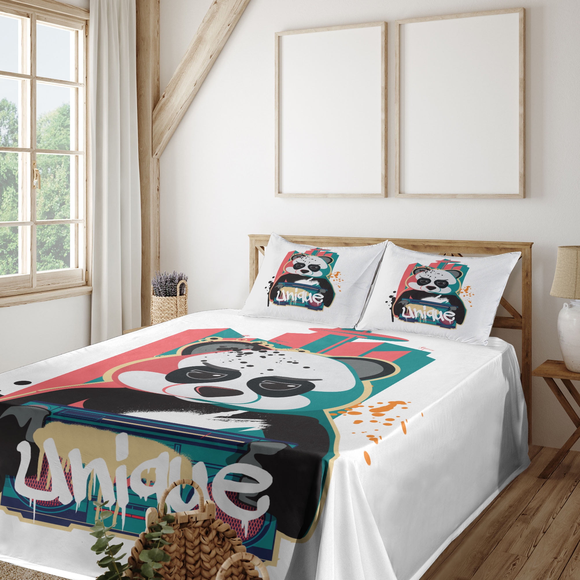 Emoji Sheet Set, Tough Panda with a Retro Stereo Tape Graffiti Style ...