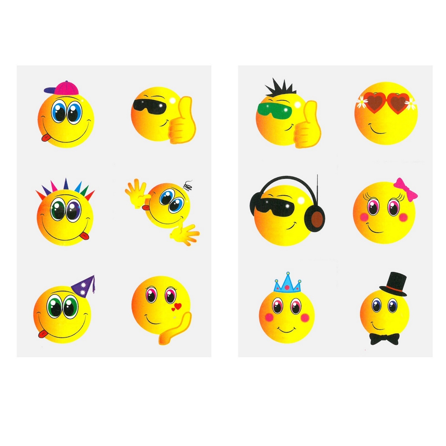 Emoji Temporary Tattoo - Walmart.com