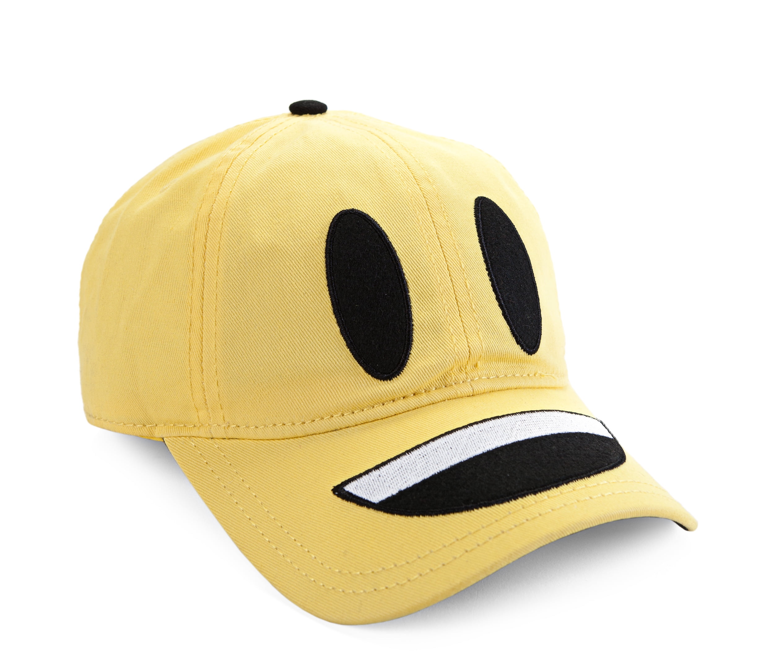 Emojinuity Smile Emoji Embroidered Snapback Baseball Cap - Walmart.com