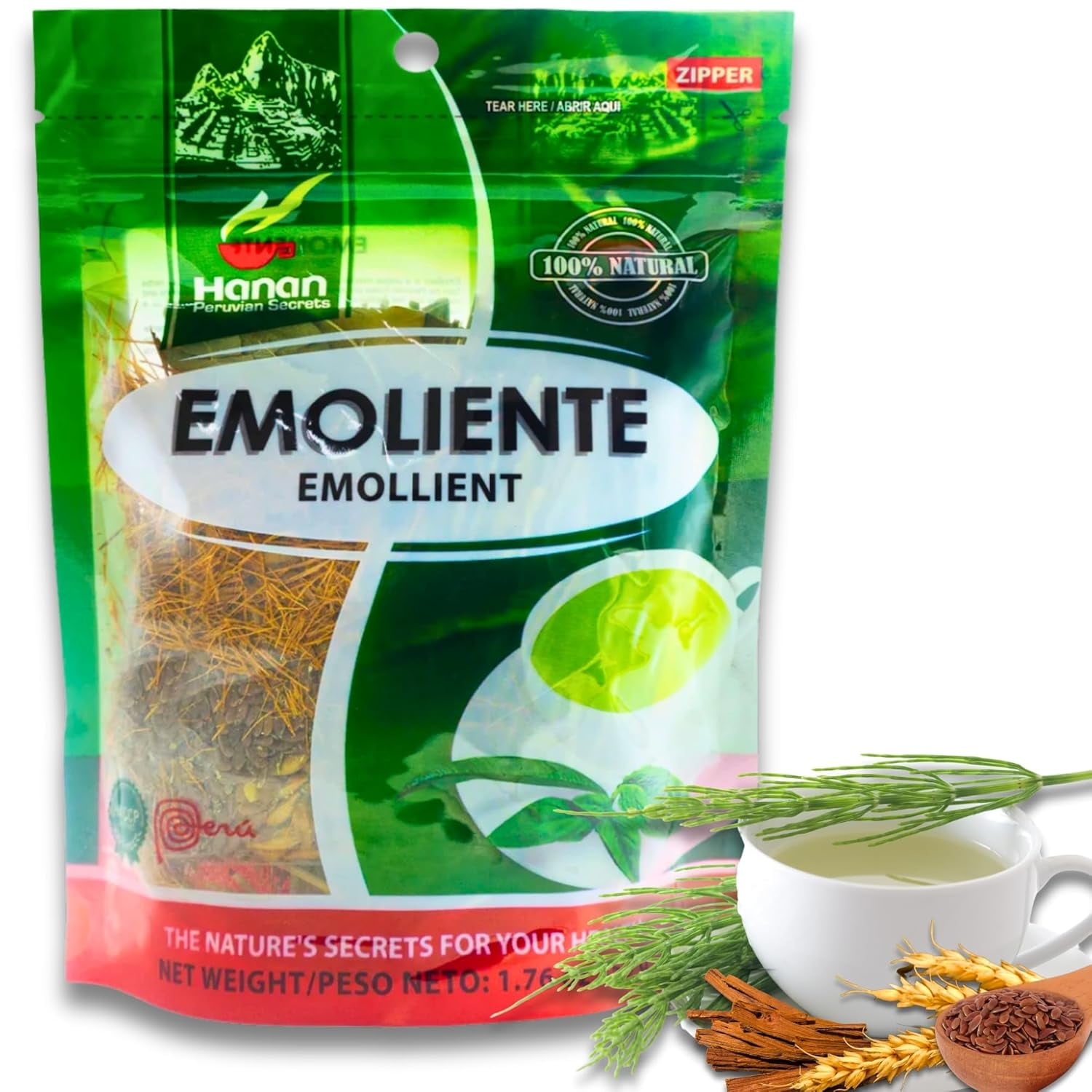 Emoliente Herbal Tea from Peru 1.8oz (50g) Loose Herbs Boldus (Boldo ...